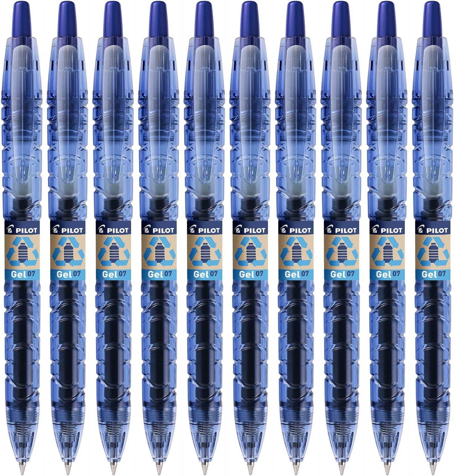 Pilot Begreen B2P Recycled Retractable Gel Rollerball 0.7 mm Tip (Box ...