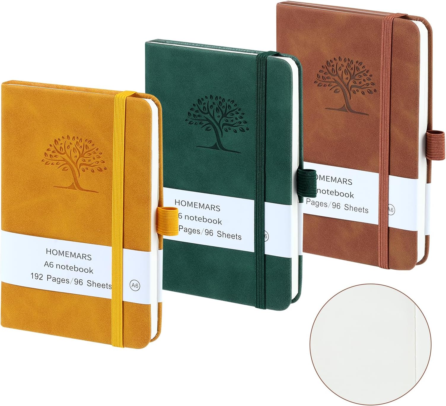 Amazon.com : HOMEMARS Small Notebook, Pocket Notebook, 3 Pack, Notebook ...