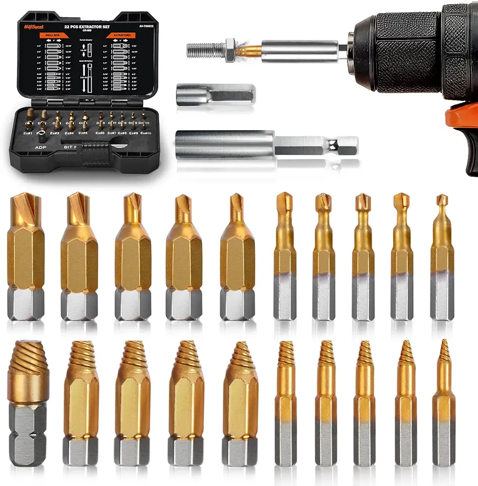 Out With Strips: Easy Out Screw Extractor Sizes | ShunTool