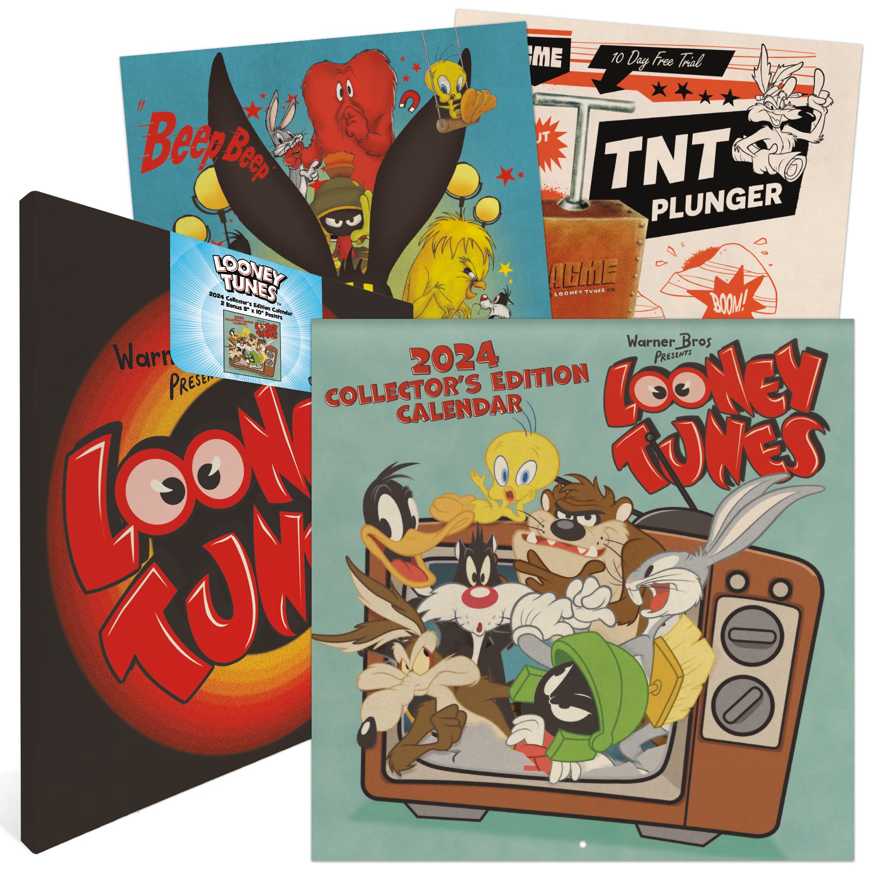 2024 Looney Tunes Collector's Edition Calendar : Amazon.ca: Office Products