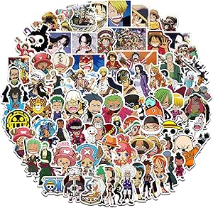 Amazon.com: 100pcs Anime Stickers - Japanese Cartoon Stickers for Water ...