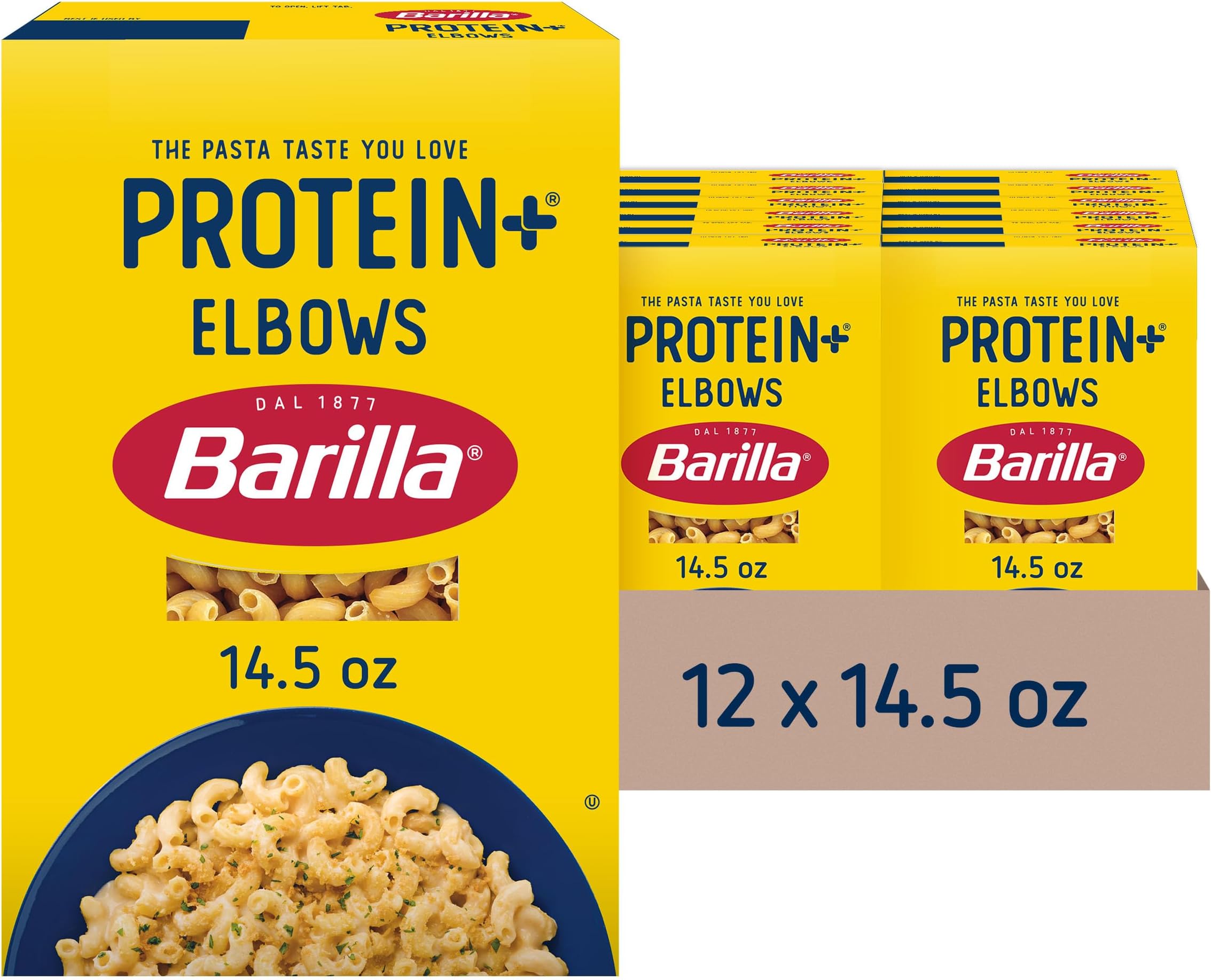 Amazon.com : Barilla Whole Grain Elbows Pasta, 16 oz. Box (Pack of 8 ...