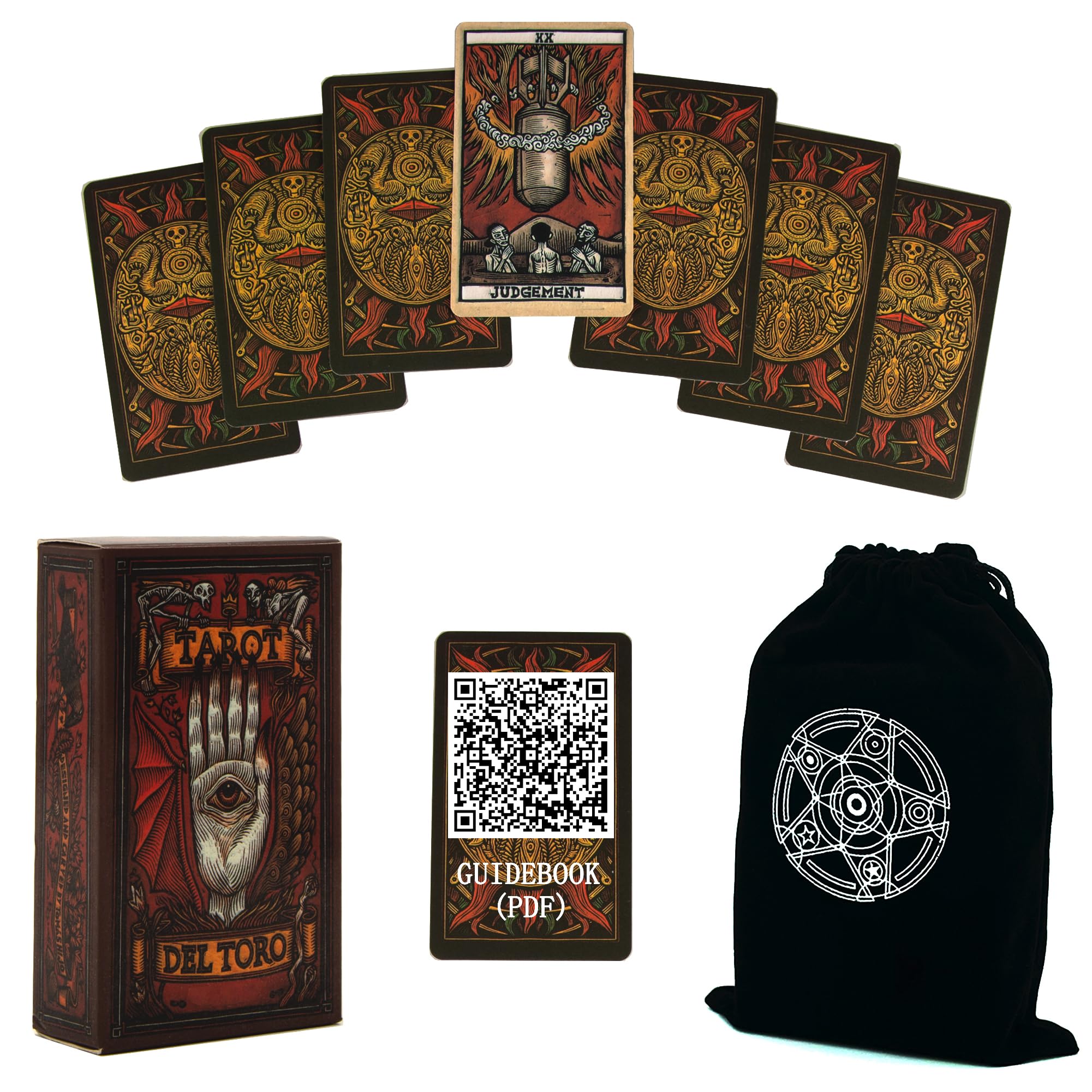 Snapklik.com : Aumtok Del Toro Tarot Cards Miniature Version Set