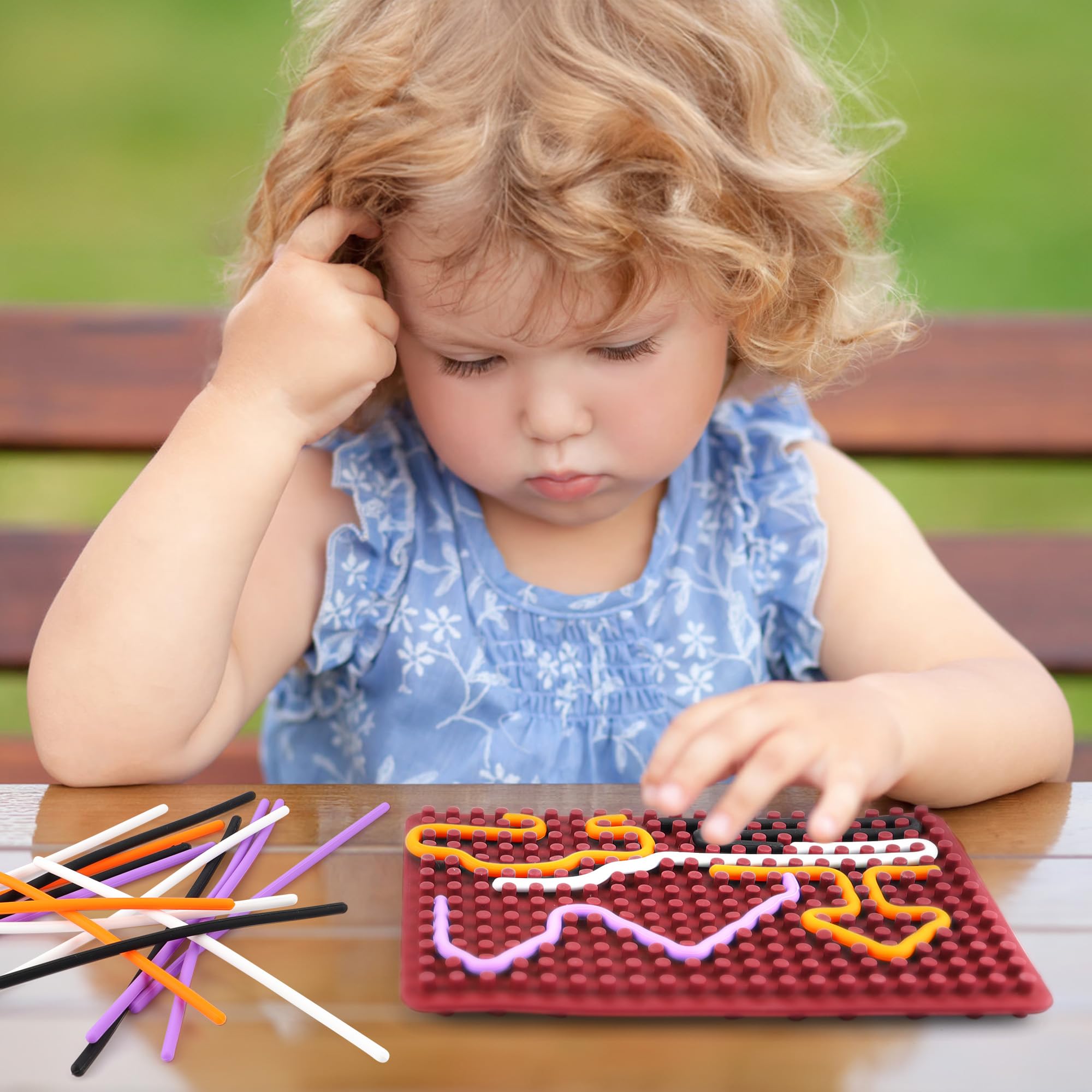 Snapklik.com : Boxgear Sensory Activity Board Silicone Fidget Toy ...