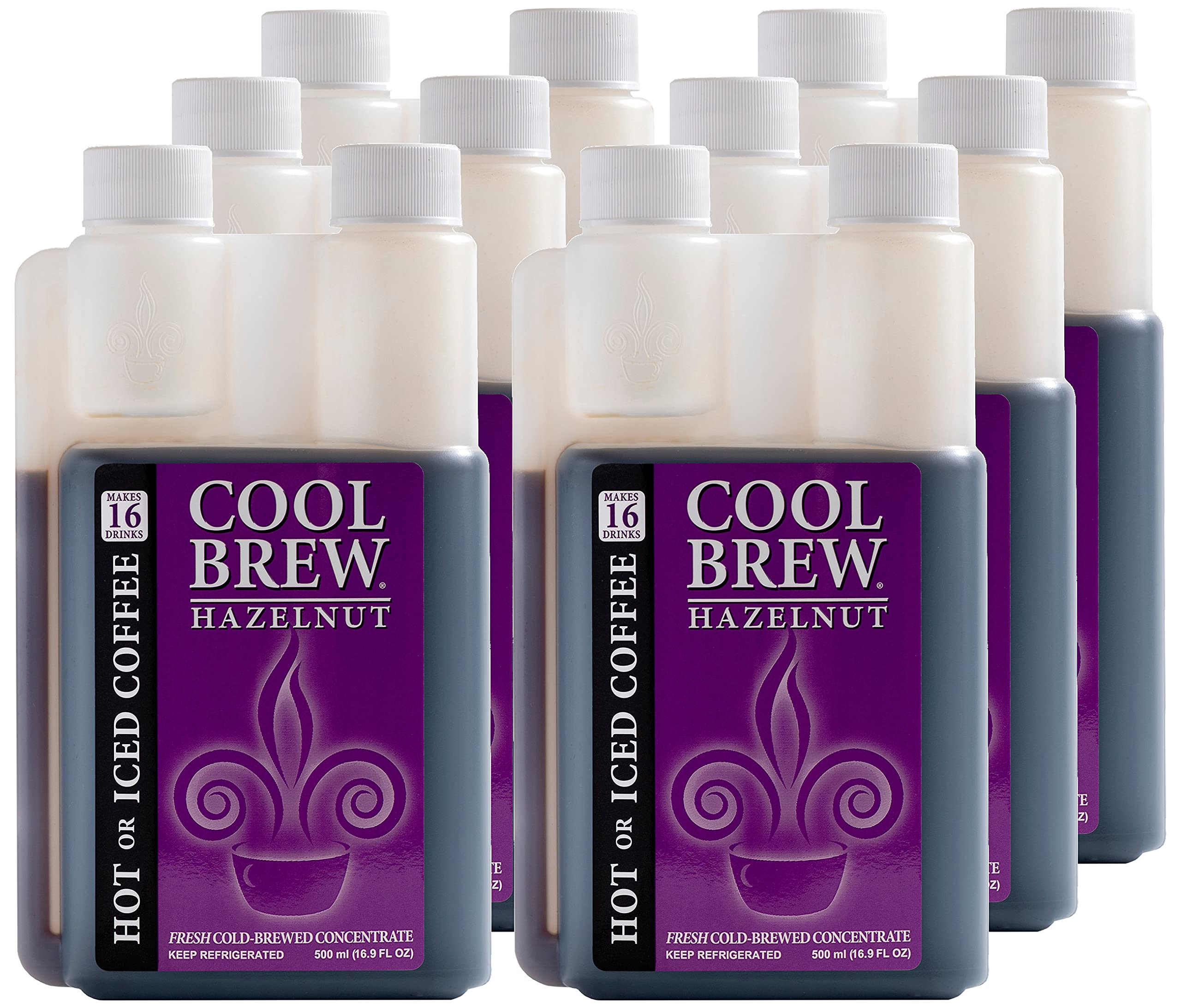 Amazon.com: CoolBrew Hazelnut 6 Pack - 16 DRINKS PER BOTTLE - Fresh ...