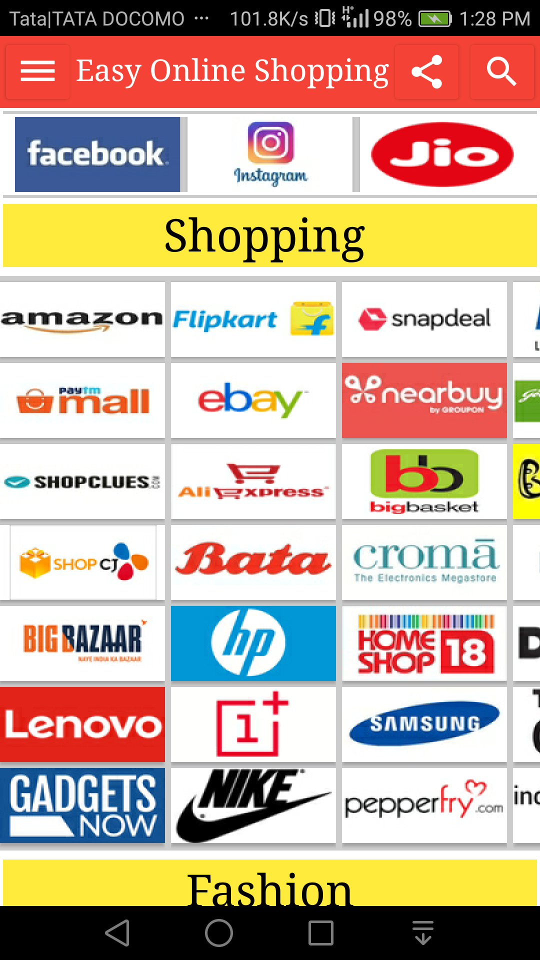 Easy Shopping Online - App on the Amazon Appstore