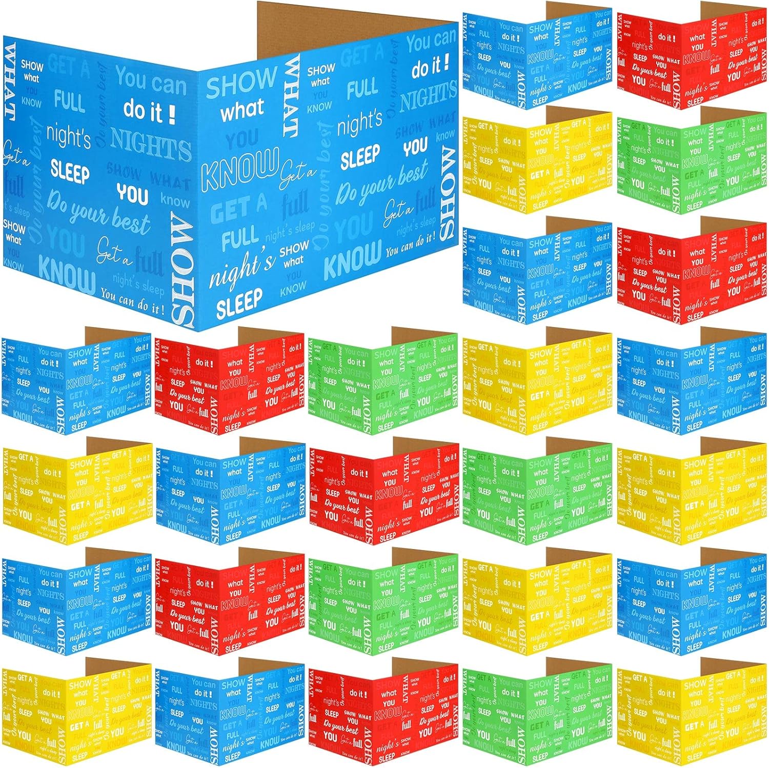 Amazon.com : Sherr Inspirational Classroom Desk Dividers Student ...