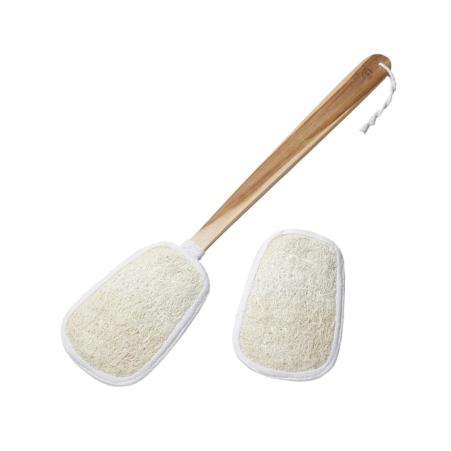Amazon.com : FAAY 17 Inch Natural Exfoliating Loofah Back Scrubber On a ...