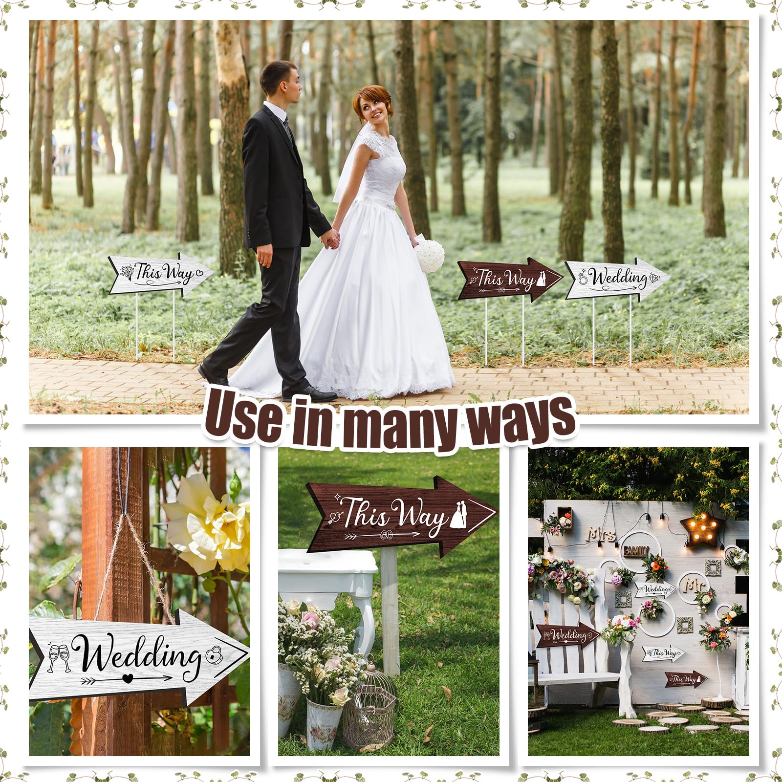 Road Signs For Wedding Personalised Metal Road Sign Direction Arrow