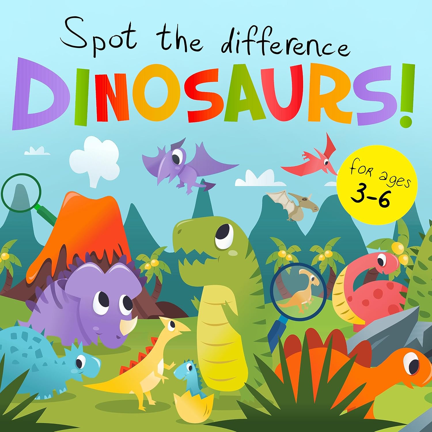 Amazon.com: Spot the Difference - Dinosaurs! (Spot the Difference ...