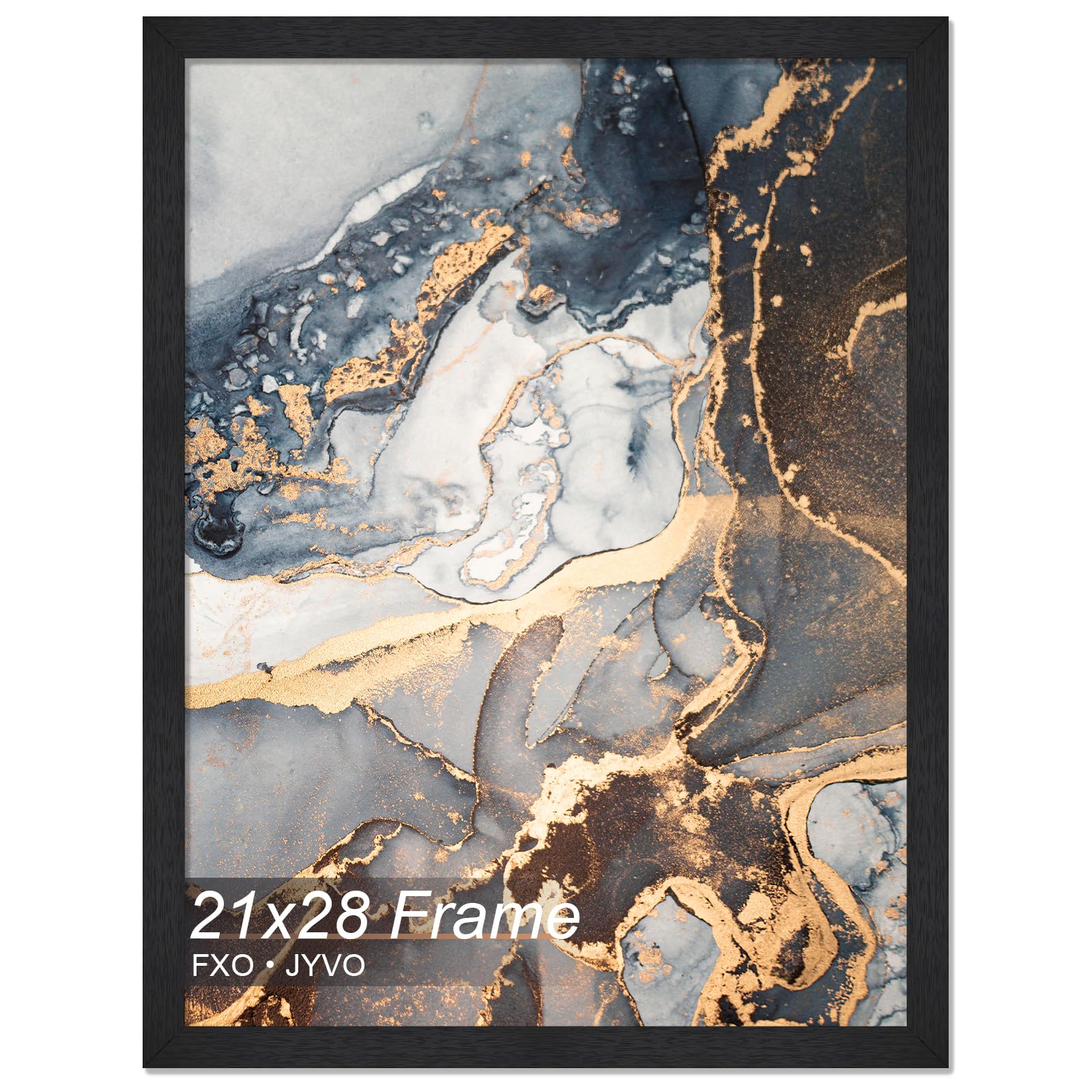 Amazon.com - Fxojyvo Engineered Wood 21x28 Frame, Black Picture Frame ...