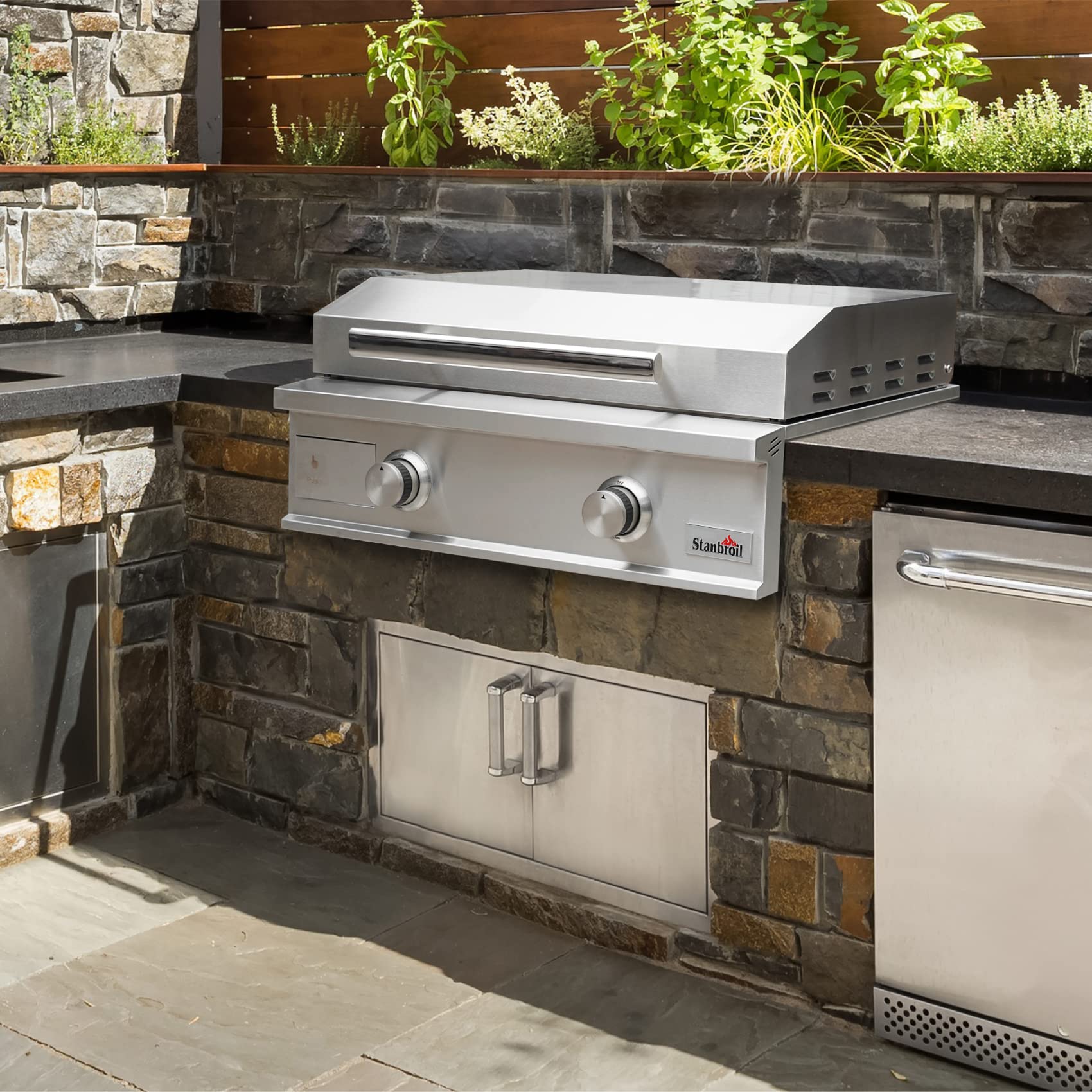 Stanbroil 28-Inch Premium Built-In Natural Gas Griddle for Outdoor ...