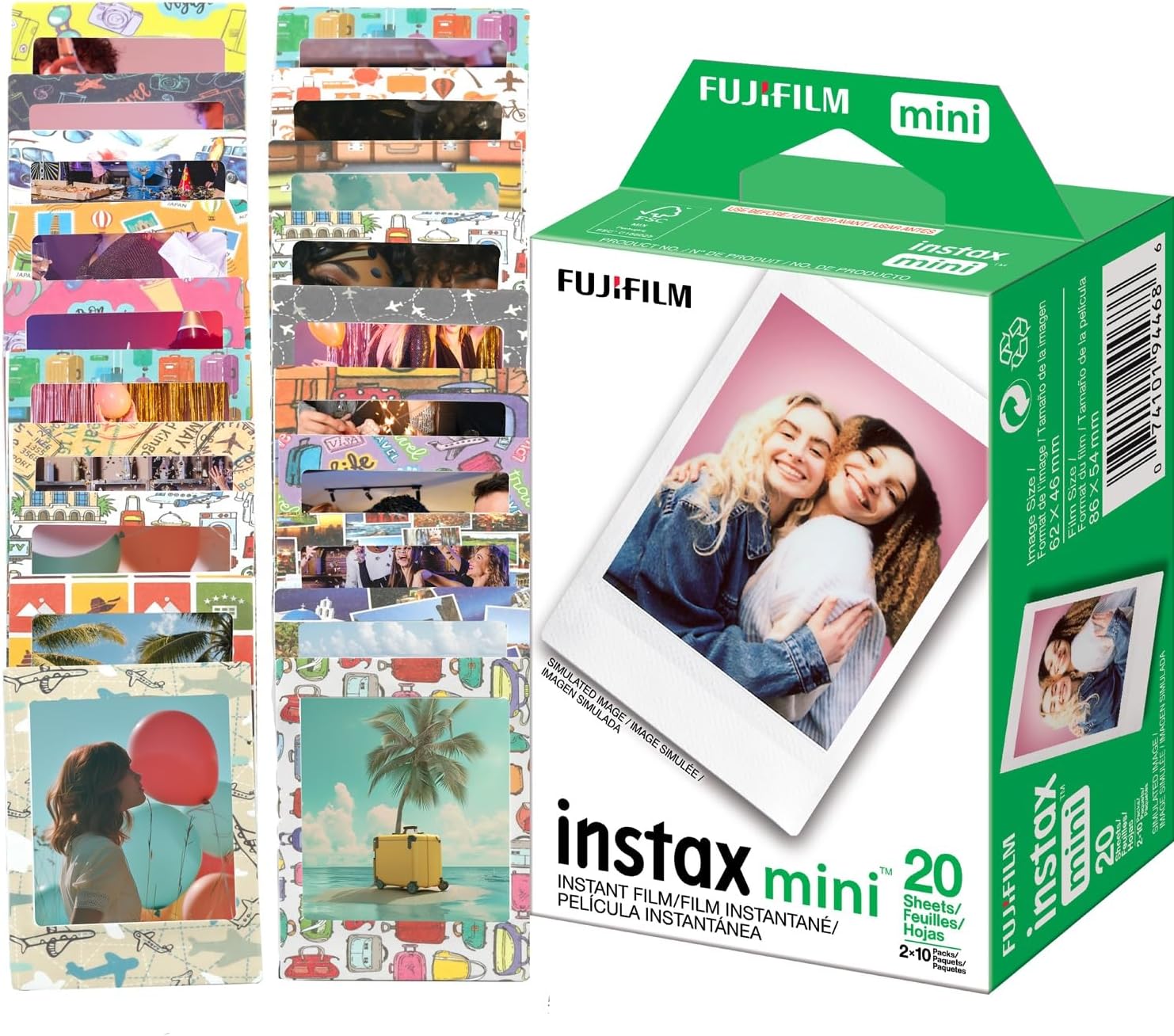 Amazon.com : Fujifilm Instax Mini Instant Camera Film (20 Photo ...