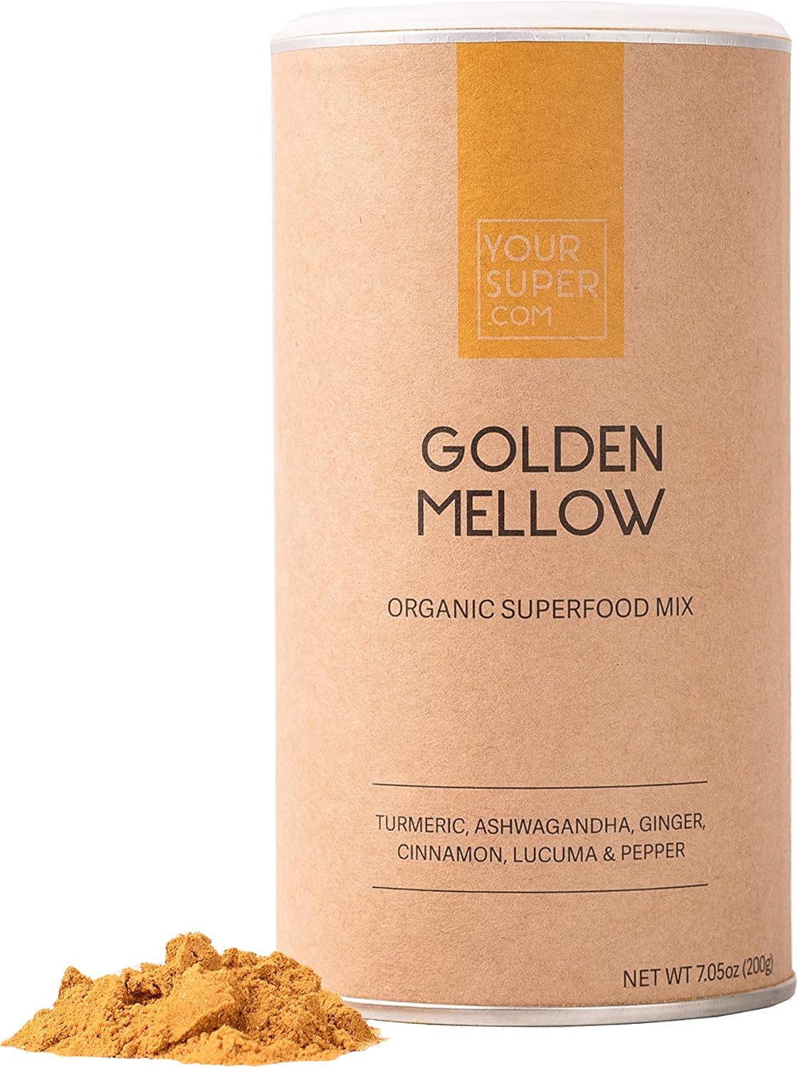 Amazon.com: Your Super Golden Mellow Organic Turmeric Superfood Powder ...