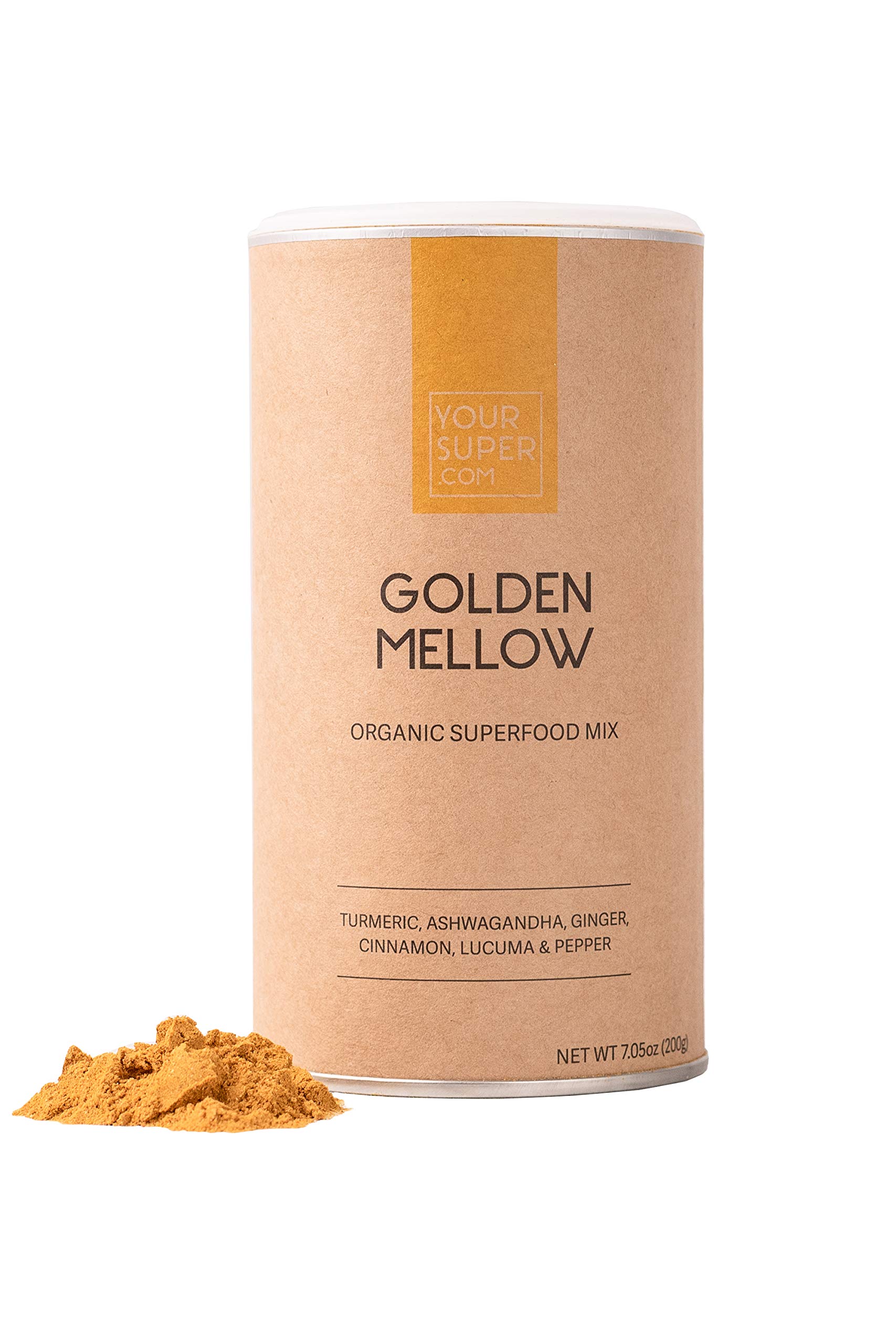 Buy Your Super Golden Mellow Superfood Powder – Golden Milk Latte Mix ...