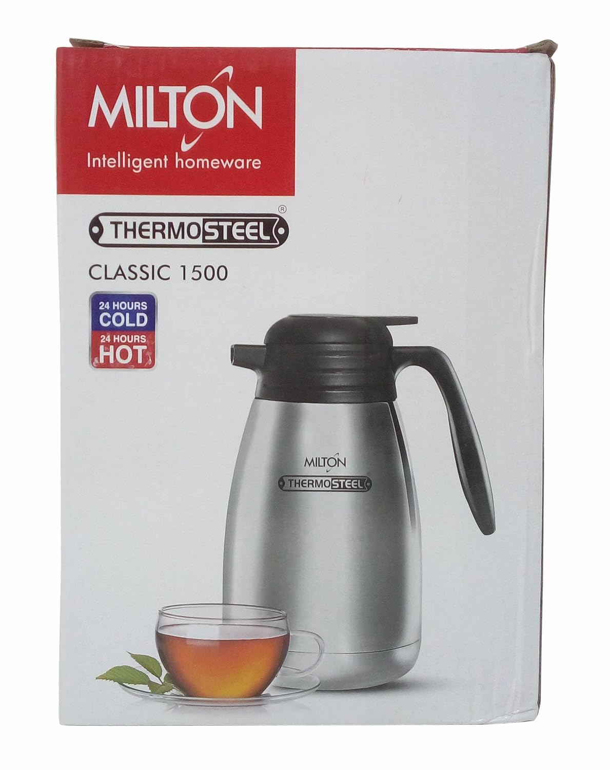 Buy Milton Thermosteel Classic Carafe Flask Tea/Coffee Pot, 1500 ml ...