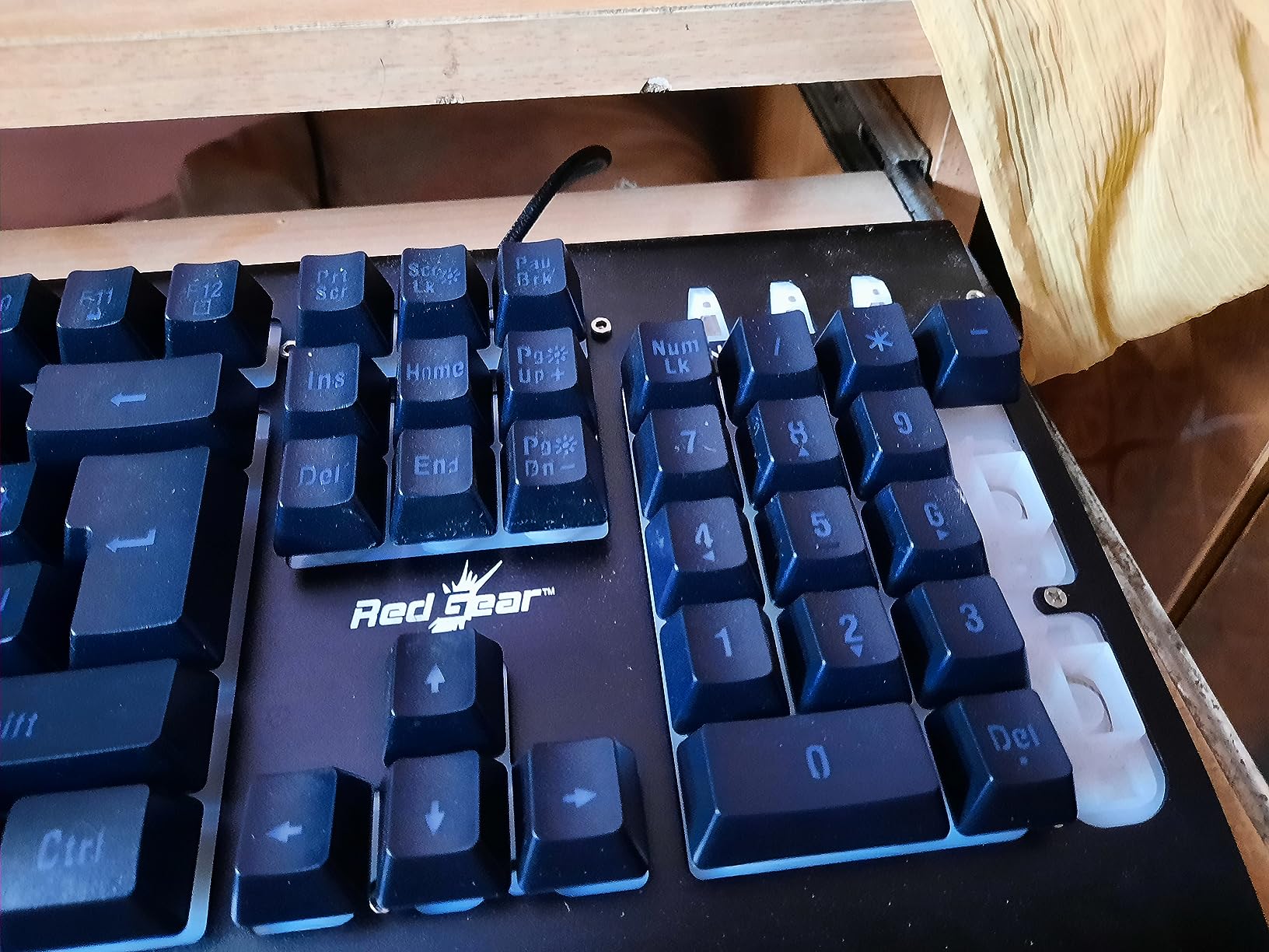 Amazon.in: Buy Redgear Blaze 7 Colour Backlit Wired Gaming Keyboard ...