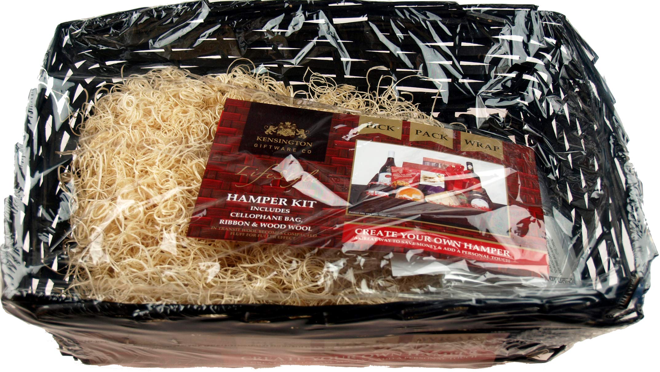 Dark Brown Rectangular Hamper Kit - 30cm x 45cm (1 Set) - Including ...