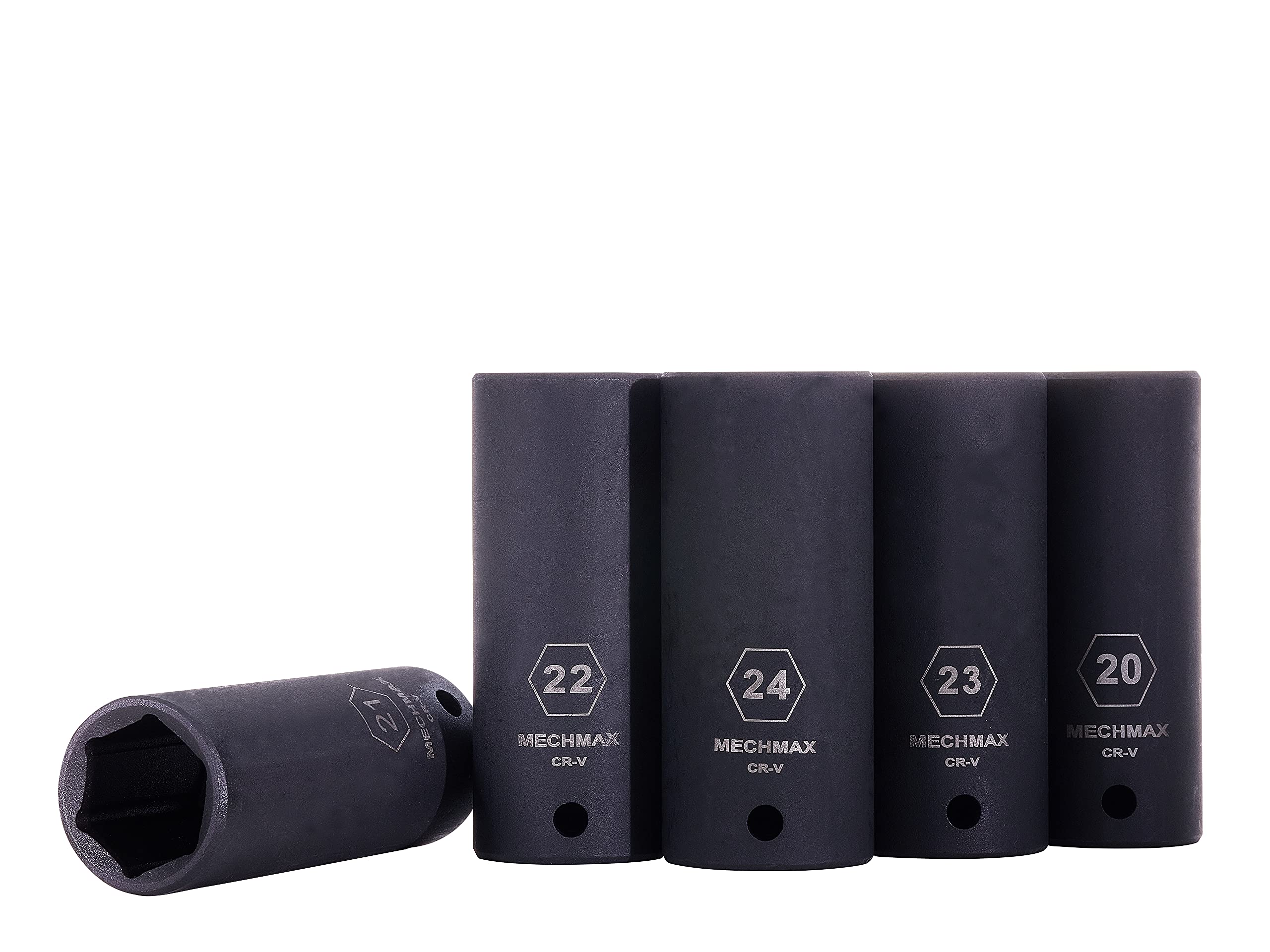 Snapklik.com : 15 Piece MECHMAX Heavy Duty Deep Impact Socket Set 1/2 ...