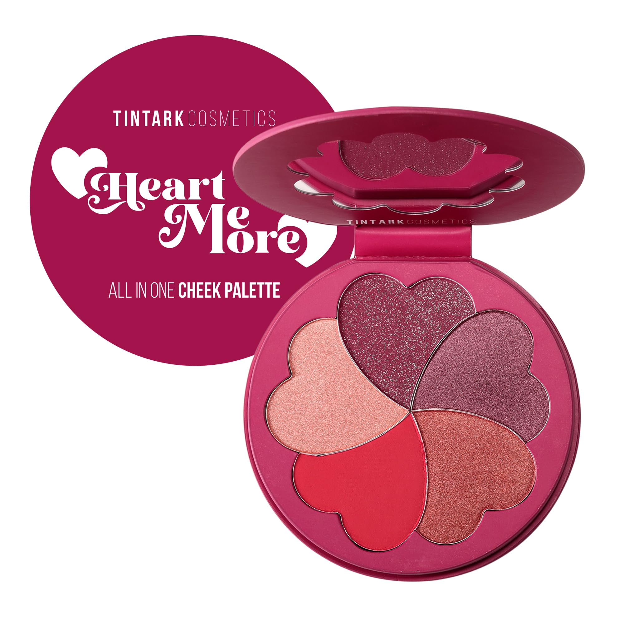Amazon.com : TINTARK Matte and Highlighter Blush Palette, Cheek Blush ...