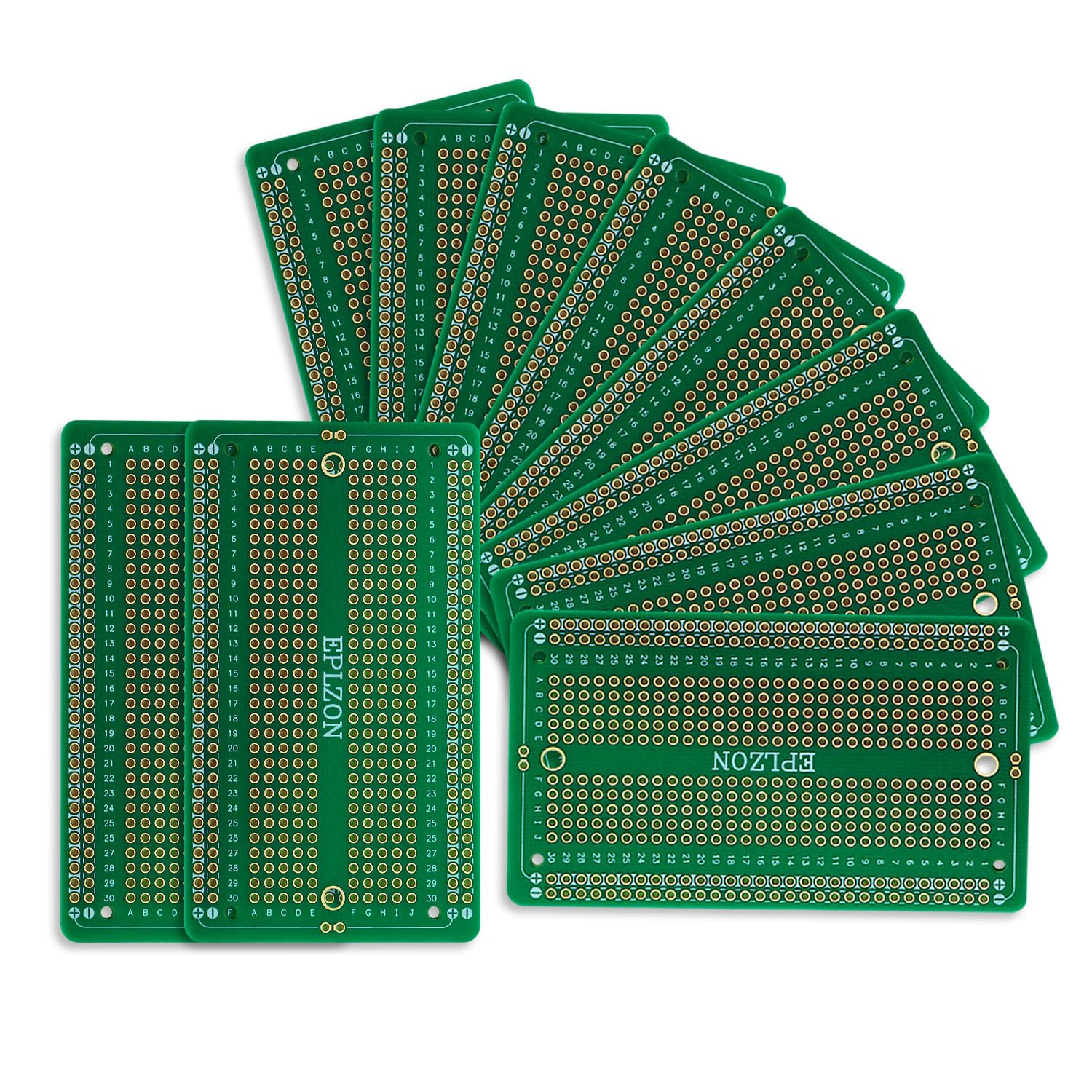 Snapklik.com : EPLZON 10 Pcs Solderable Breadboard PCB Board Gold ...