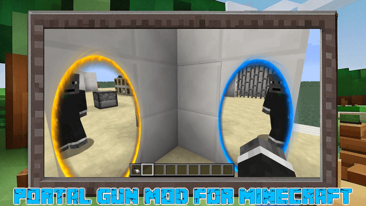 Minecraft Portal Gun