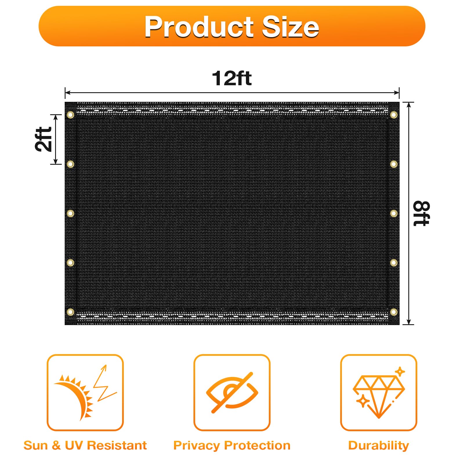 Snapklik.com : Artpuch 90% Sunblock 8X12 FT Shade Cloth Outdoor Pergola ...