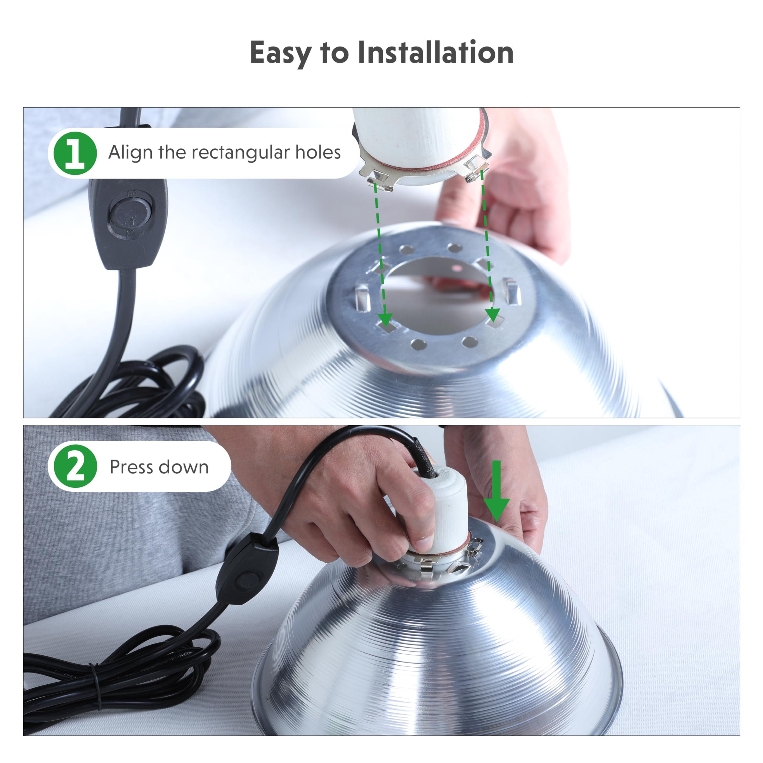 Snapklik.com : Simple Deluxe Clamp Lamp Light