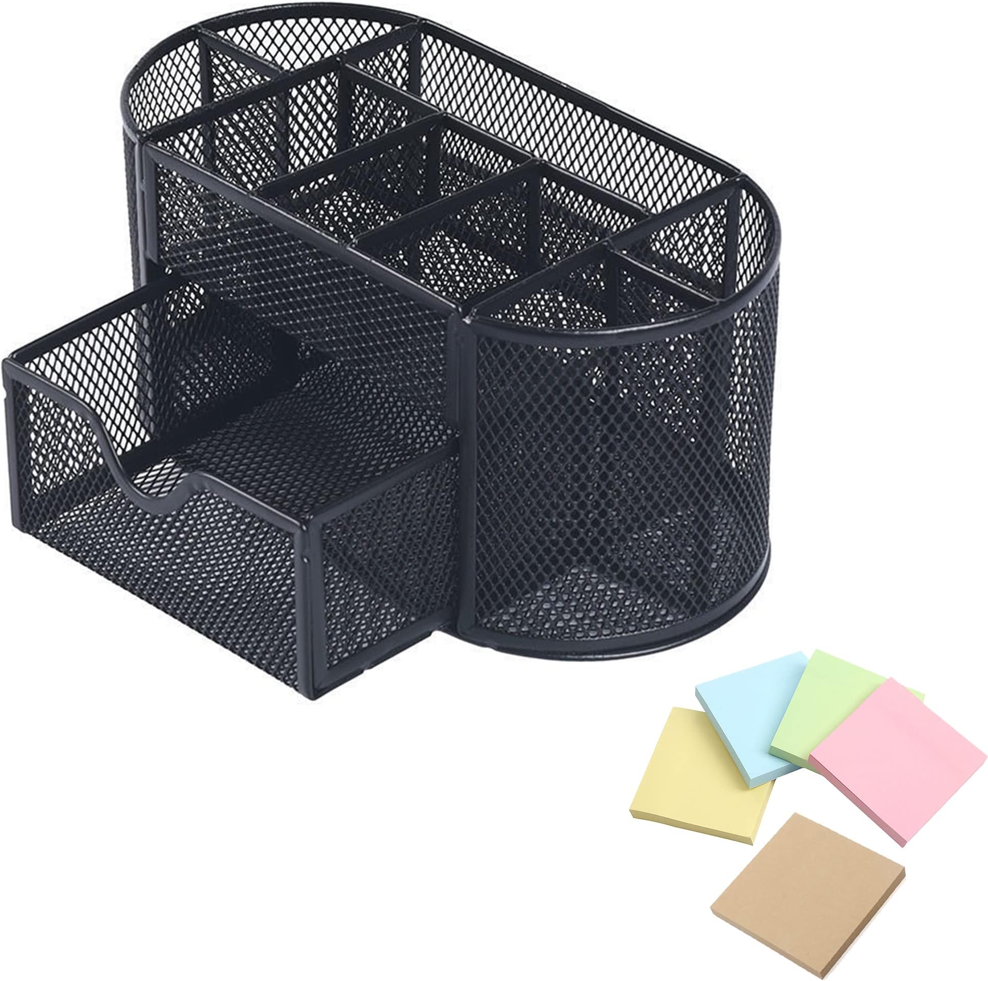 Amazon.com : Amazon Basics Mesh Desk Organizer, Black : Office Products