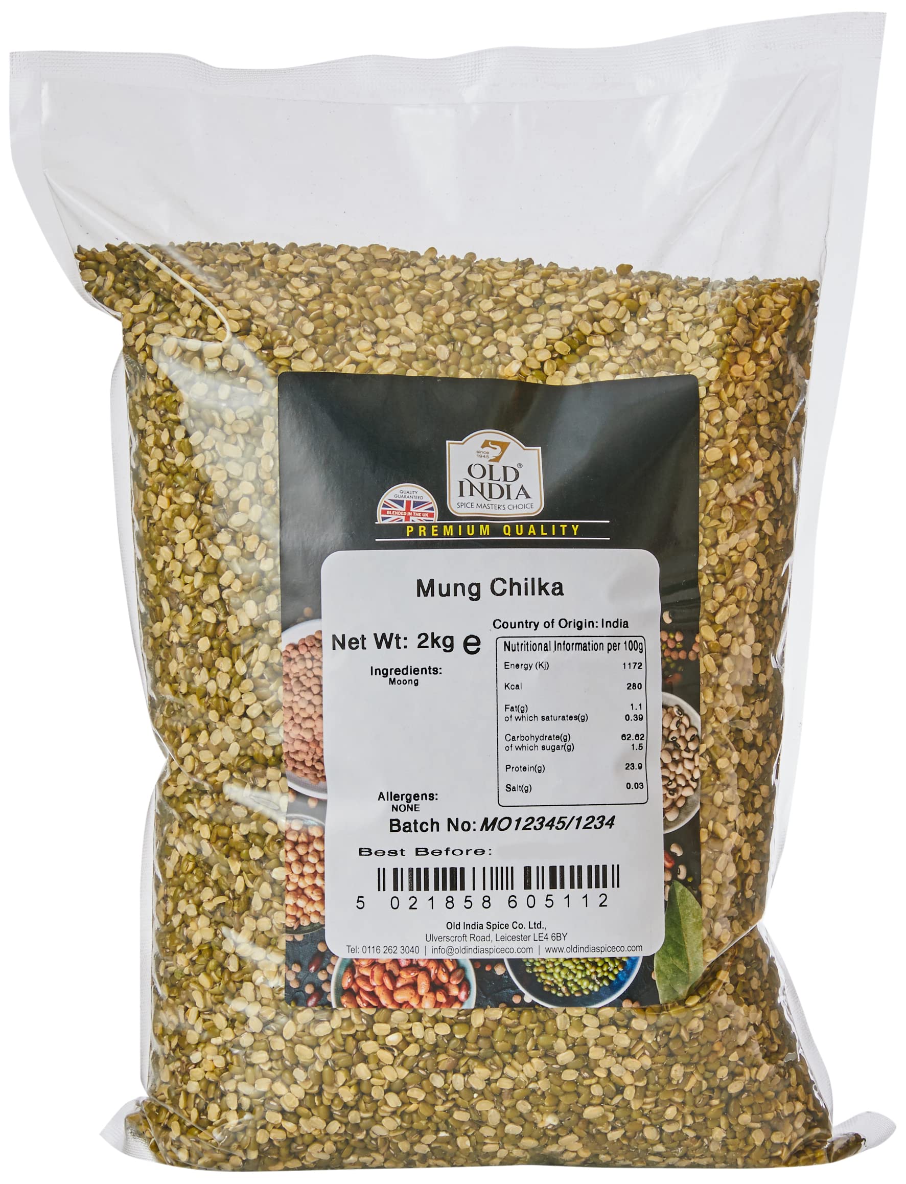 Old India Mung Chilka 2kg : Amazon.co.uk: Grocery