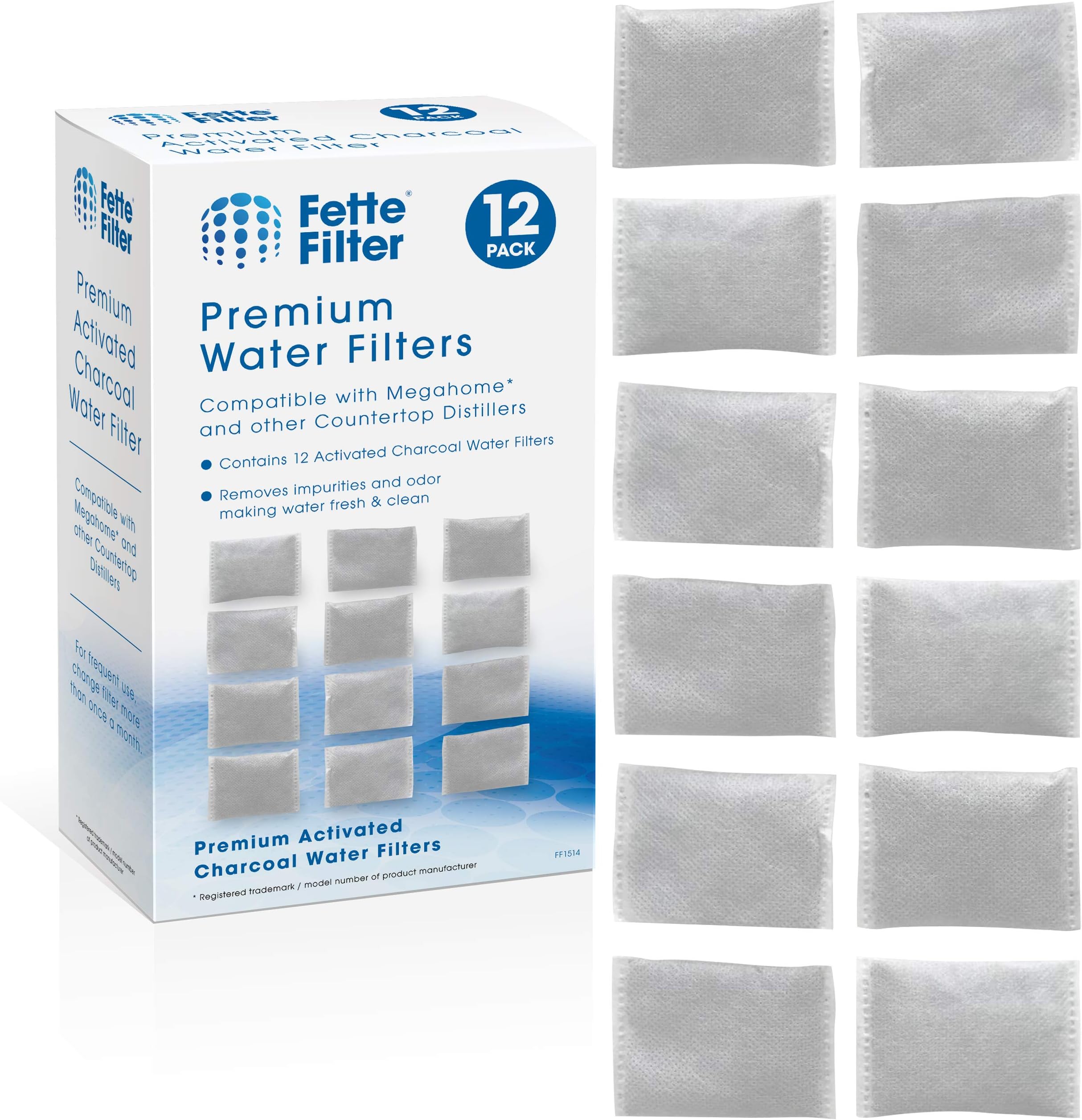 Amazon.com: 12 Pack Essential Values Distiller Filters - Compatible ...