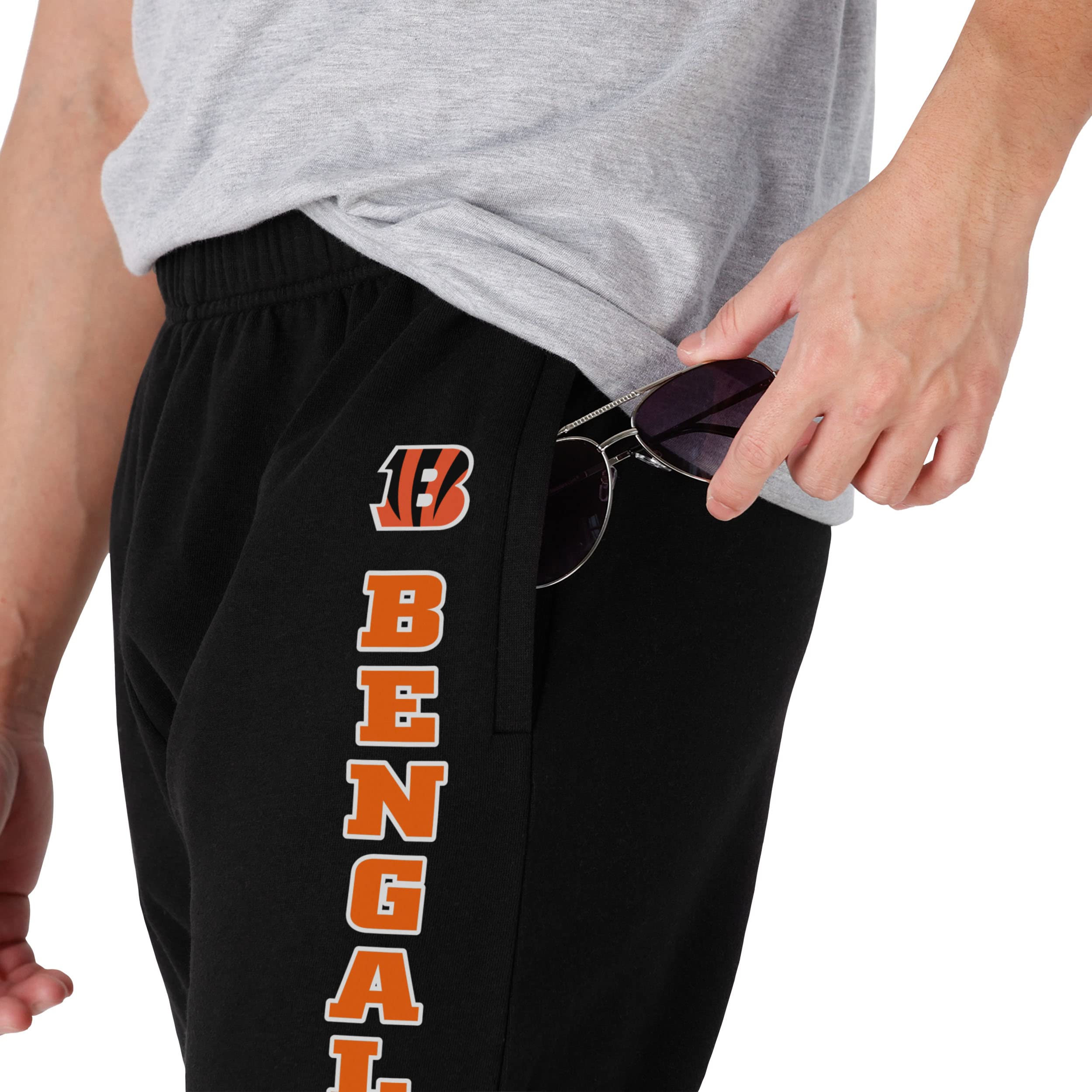 Snapklik.com : Cincinnati Bengals NFL Mens Team Color Sweatpants
