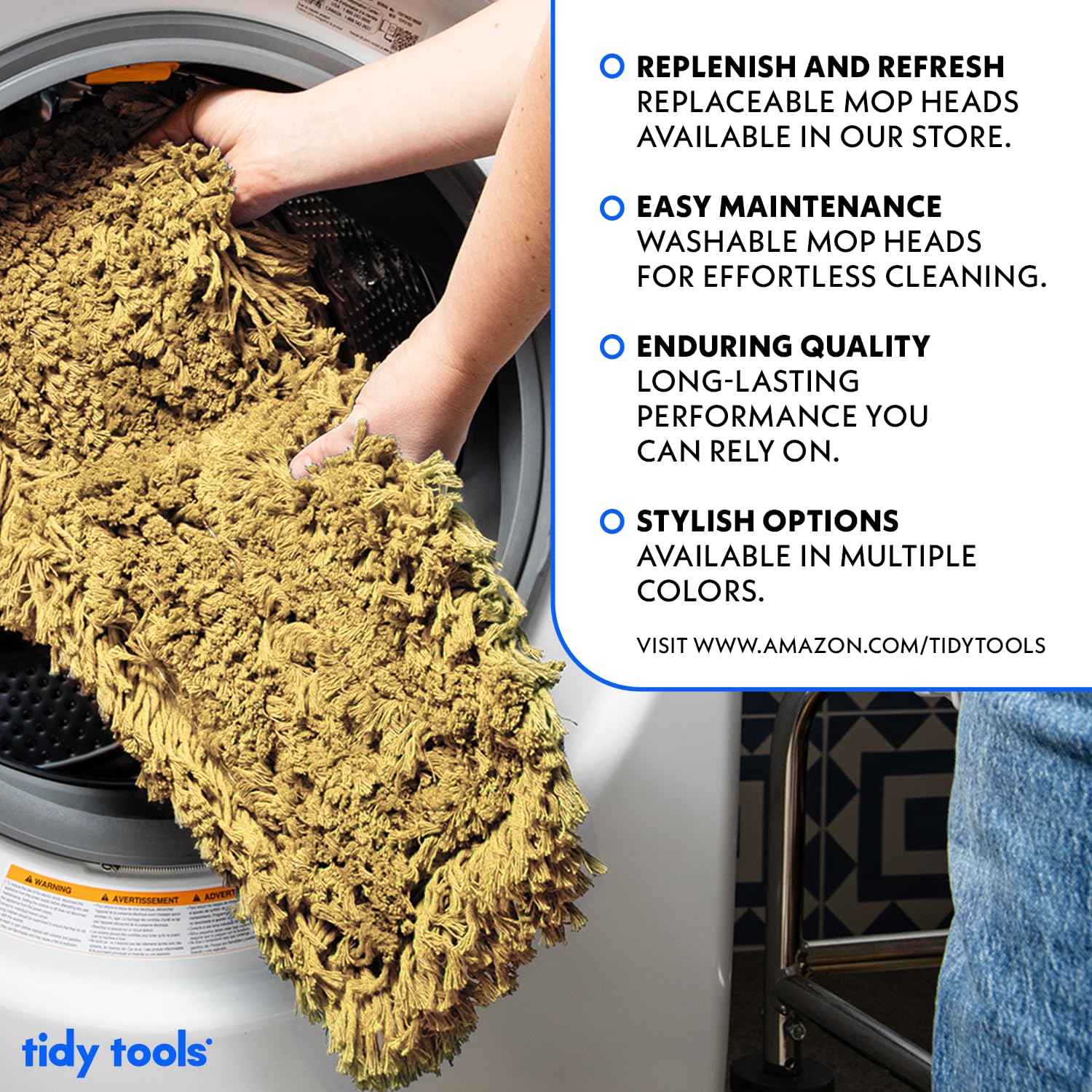 Snapklik.com : Tidy Tools 36 Inch Yellow Commercial Dust Mop & Floor ...