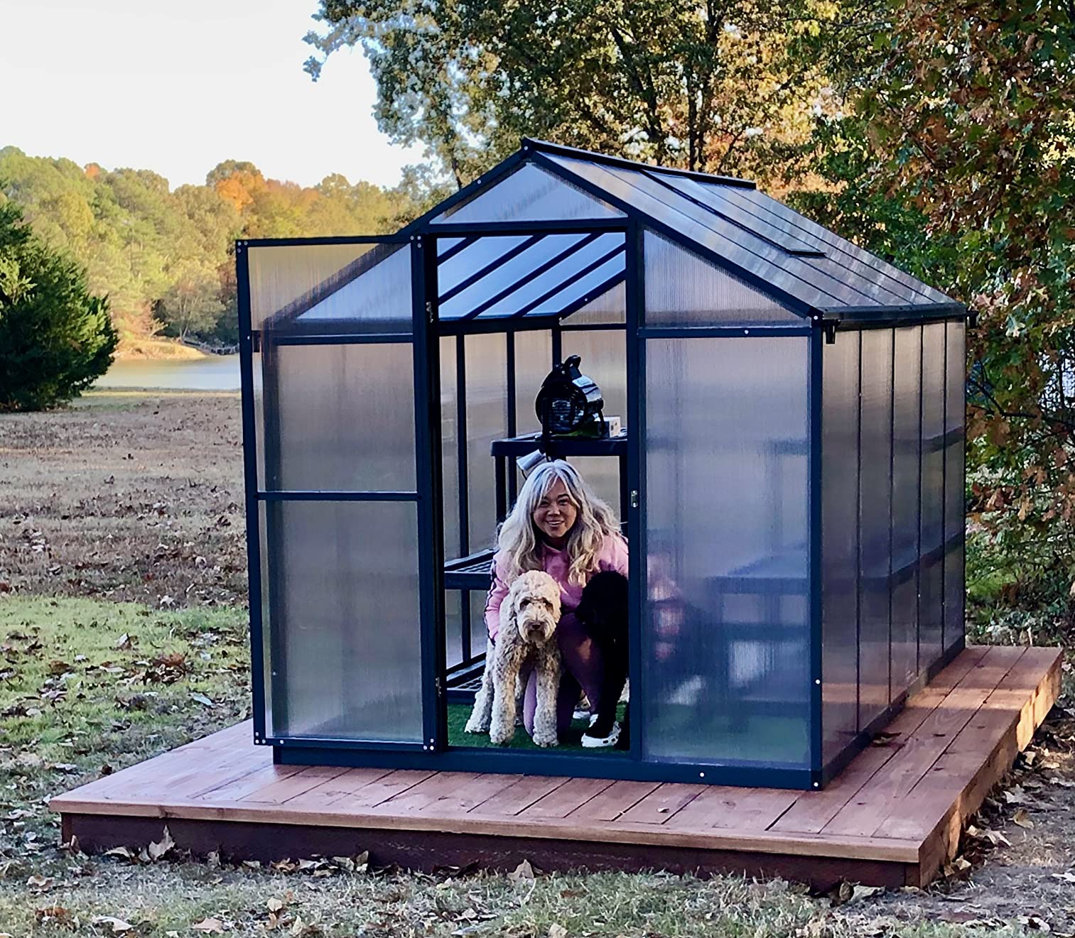 $42/mo - Finance VEIKOU Greenhouse for Outdoor Heavy Duty Polycarbonate ...