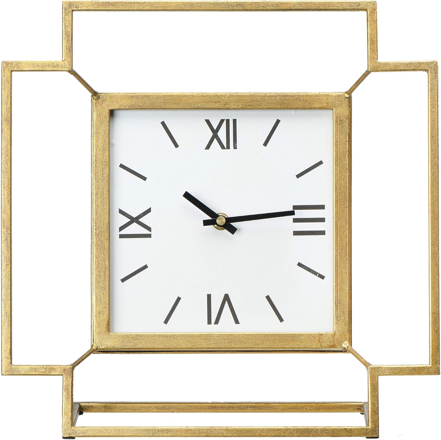 Amazon.com: Creative Co-op EC0383 Antiqued Gold Square Mantel/Table ...