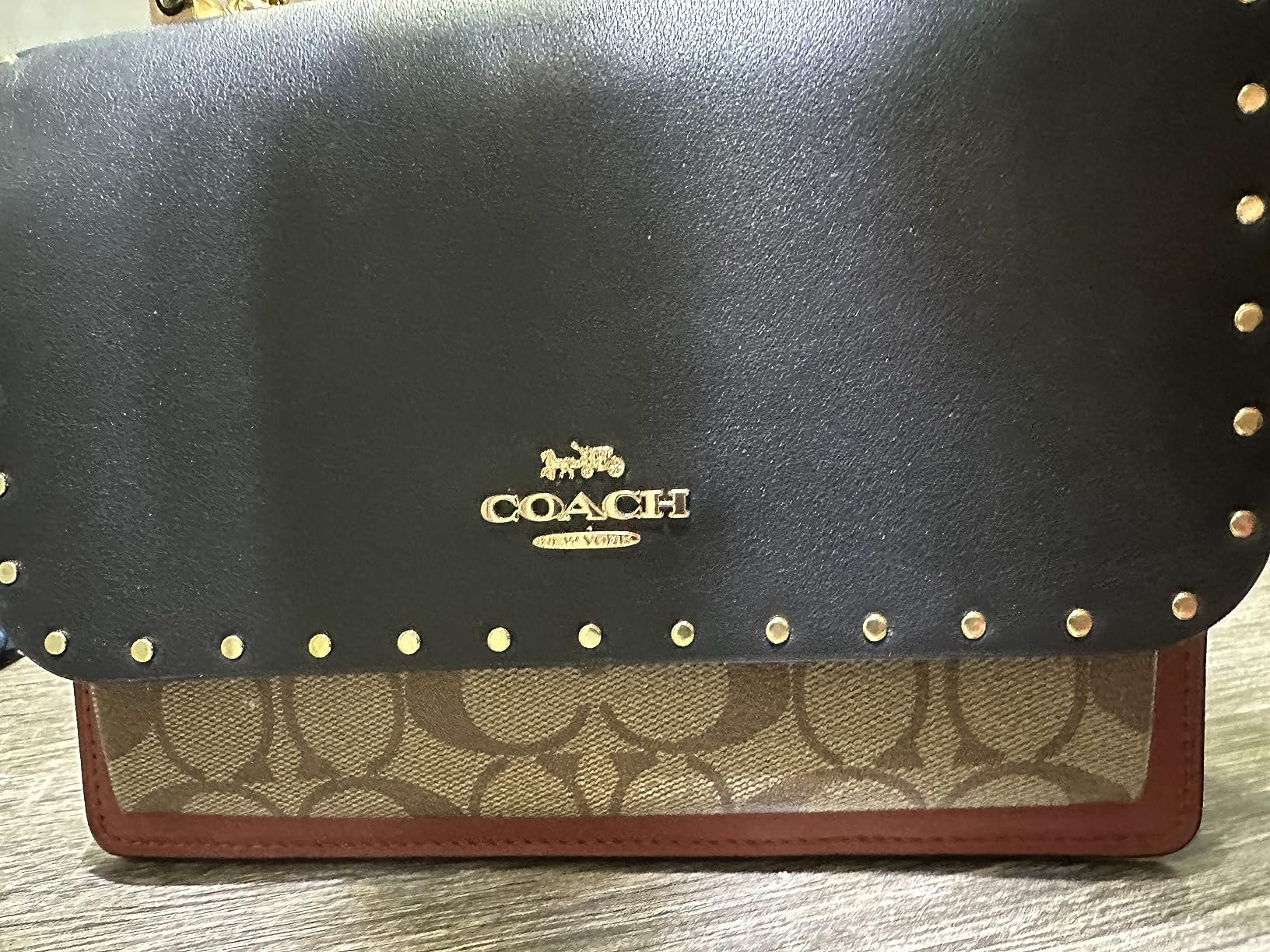 $32/mo - Finance COACH Klare Crossbody In Signature Canvas With Rivets ...