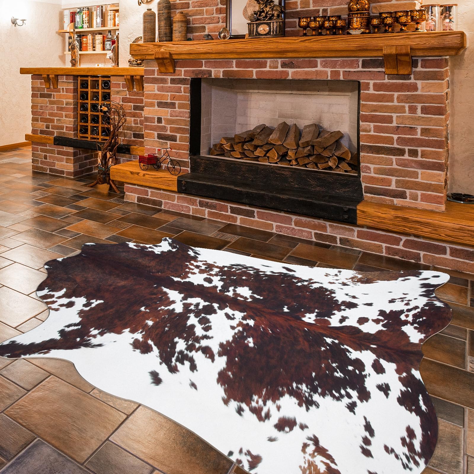 Amazon.com: BENRON Extra Large Cowhide Rug Accent Western Rug Stylish ...
