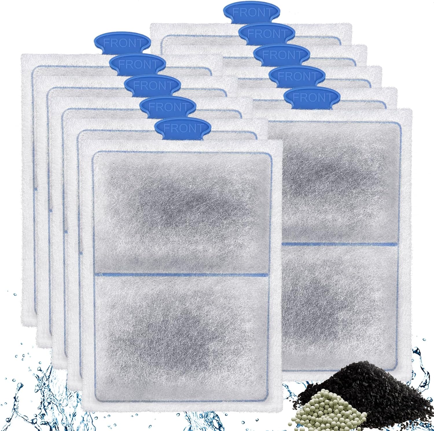 Amazon.com : driamor 10 Pack PF-L Filter Cartridges for Top Fin ...