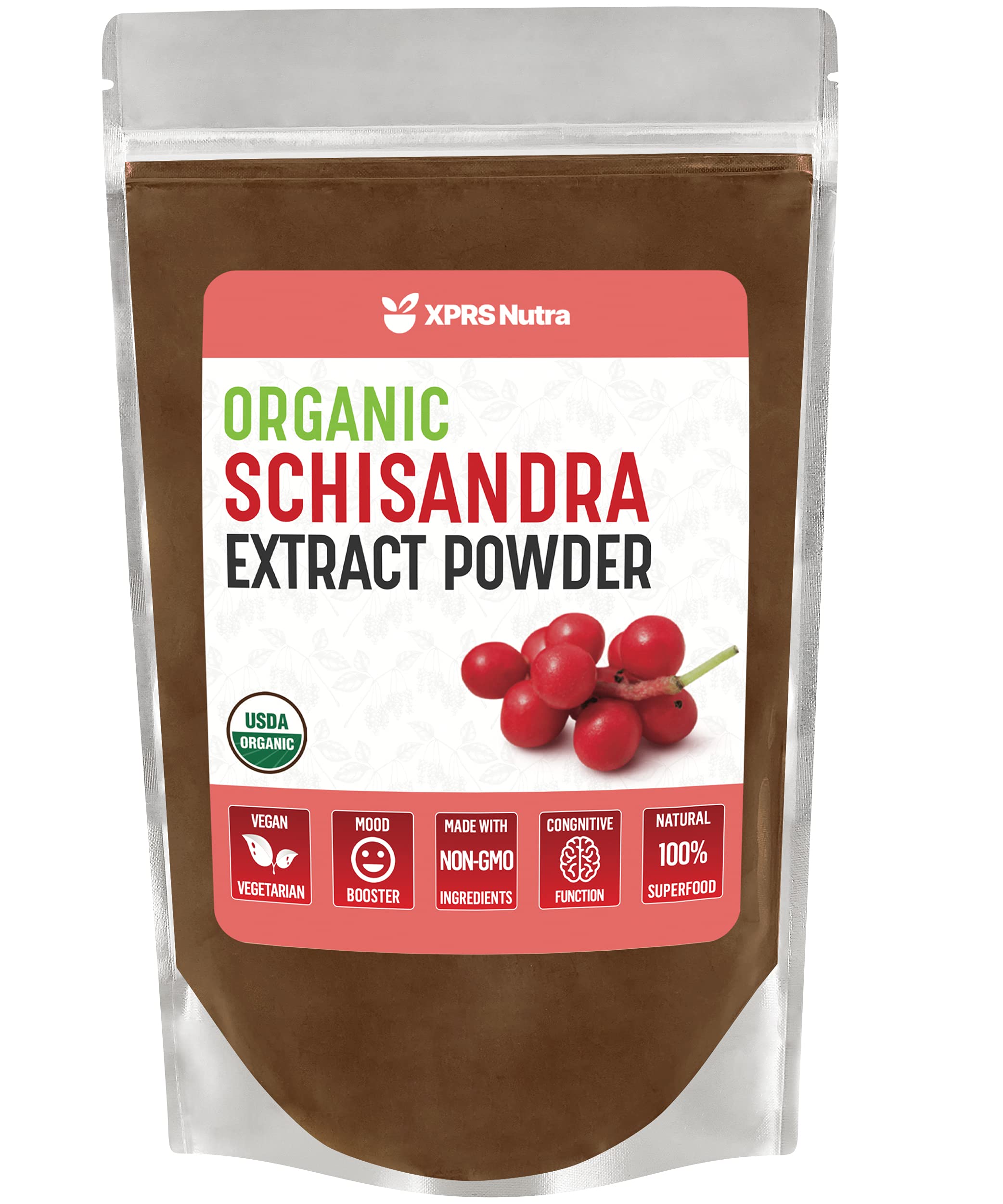 Xprs Nutraorganic Schisandra Berry Powder Extract Premium Usda Organic ...