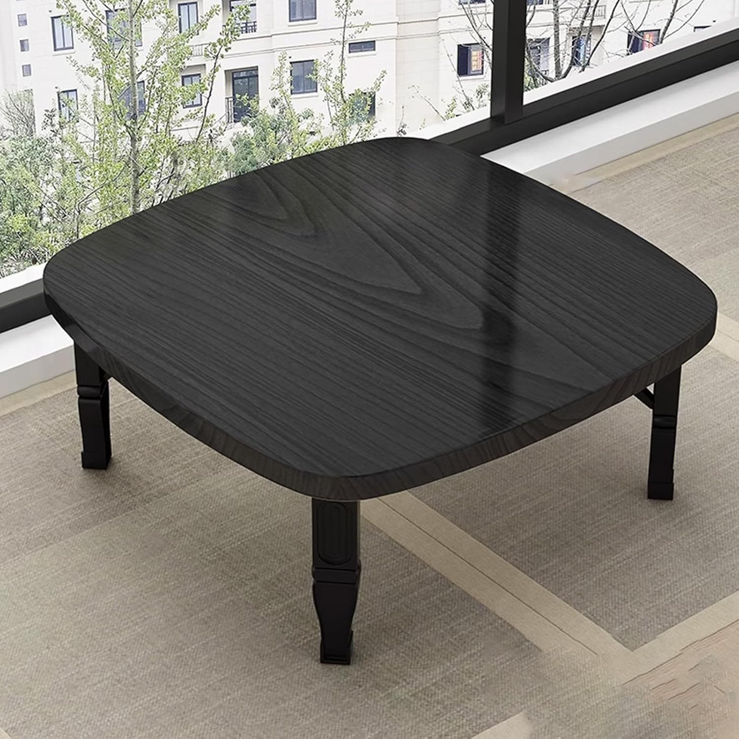 Amazon.com: ZENCIX Japanese Low Table, Wooden Folding Coffee Tables ...