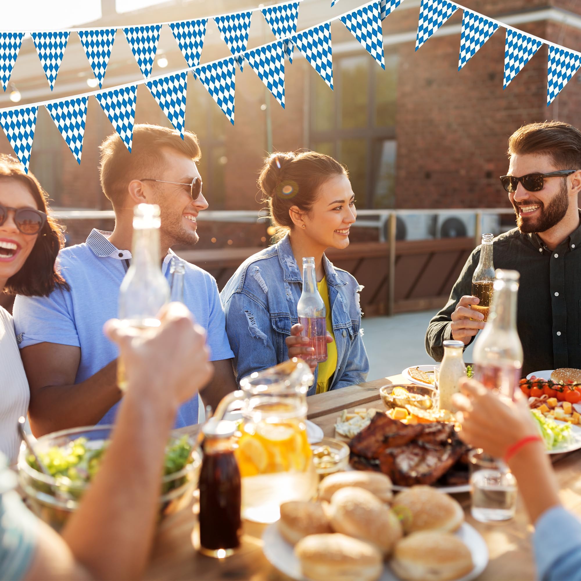 Snapklik.com : 197 Feet Oktoberfest Bavarian Flag- 6 Packs Oktoberfest ...