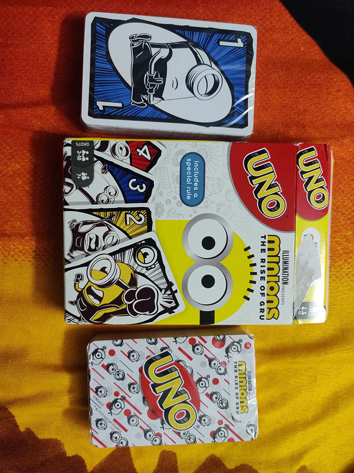 Mattel Uno Minions Card Game for Kids,Pack of 112 Cards : Mattel ...