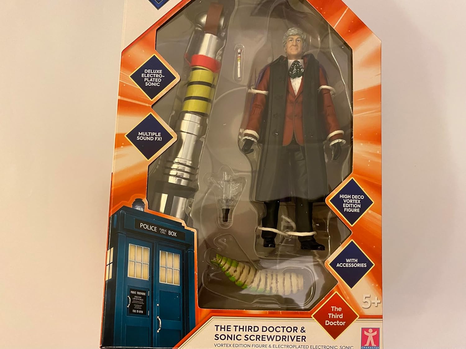Doctor who 3rd Doctor figure and 3rd Doctor sonic screwdriver : Amazon ...