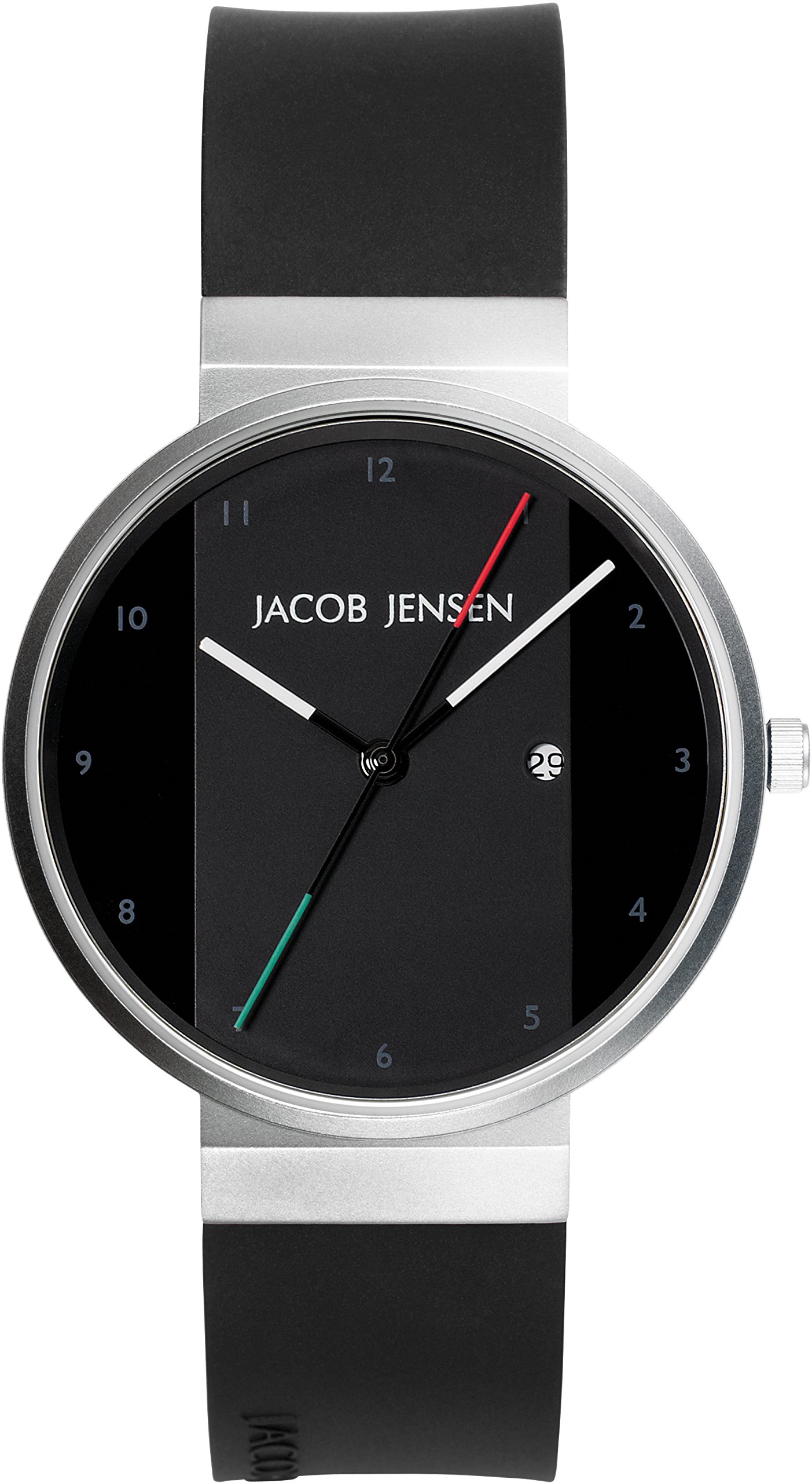 Buy Jacob Jensen New Series Men's Quartz Watch with Black Dial Analogue ...