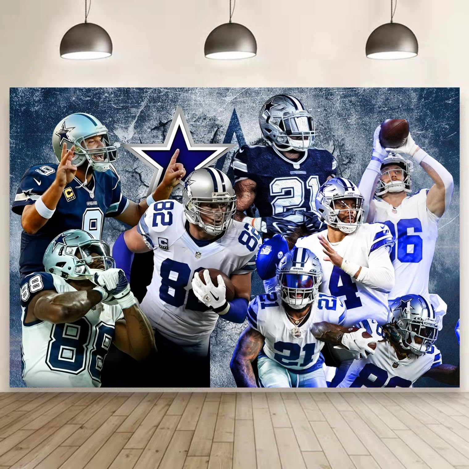 Amazon.com : Cowboys of Dallas Backdrop 5x3 Vinyl Dallas Football ...