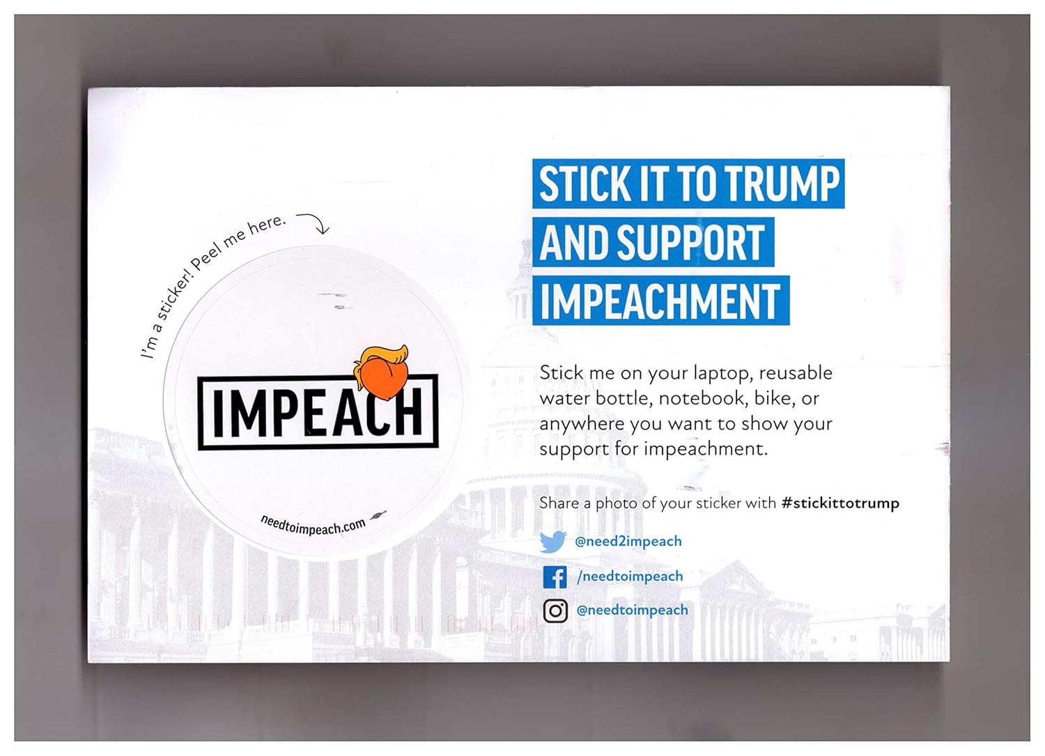 'Stick it to Trump and Support Impeachment'. Need to Impeach Political ...
