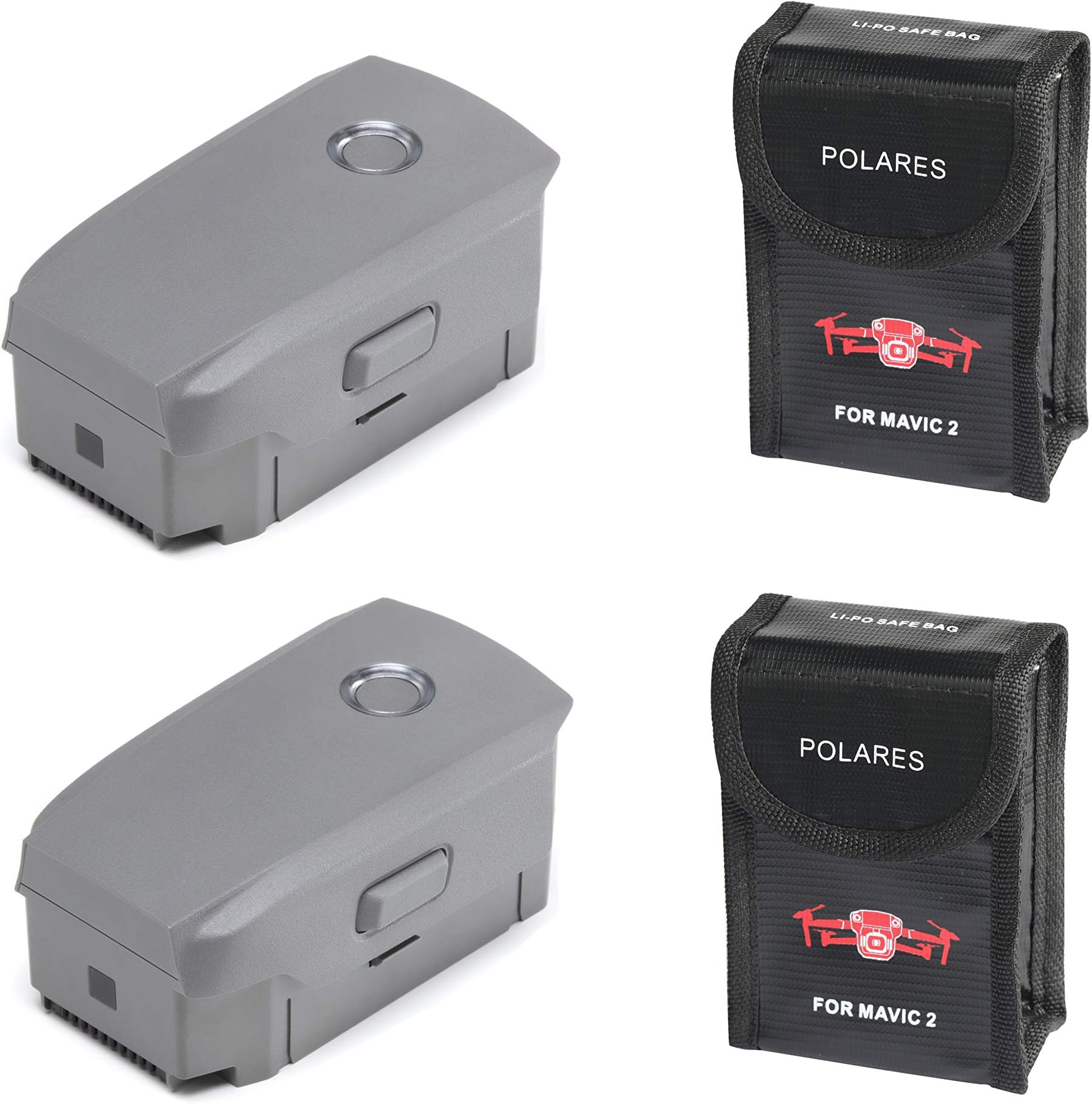 Amazon.com: 2X DJI Mavic 2 Intelligent Flight Batteries 3850mAh ...