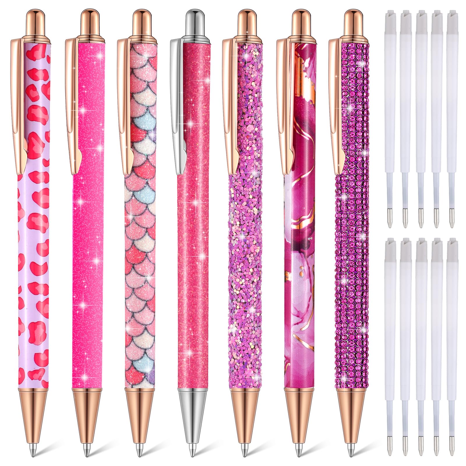 Amazon.com : Sherr 7 Pcs Fancy Pens for Women Cute Pens Sparkly Glitter ...