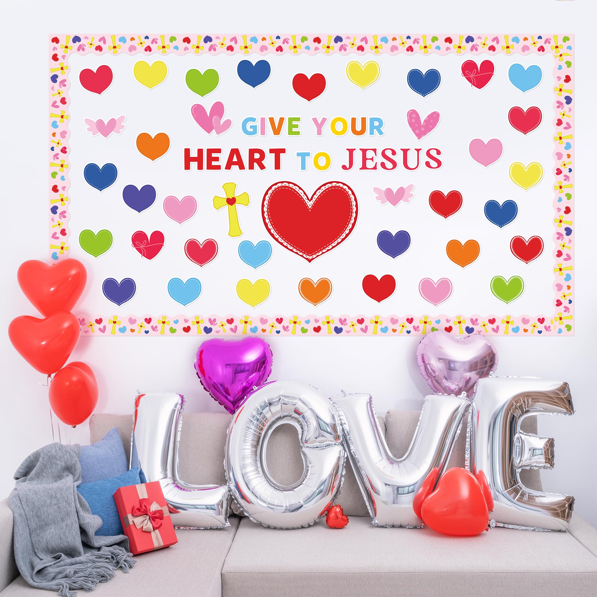 Snapklik.com : Summer Jesus Heart Cutouts - 126Pcs Back To School Give ...