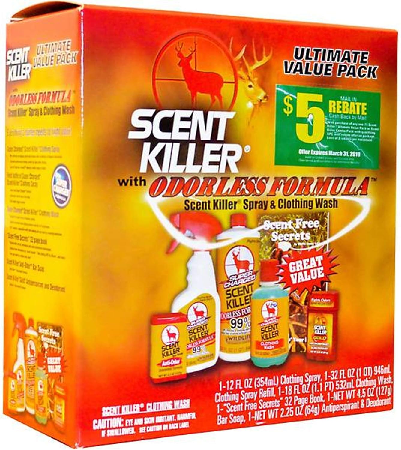 Amazon.com : Wildlife Research Scent Killer Super Charged Kit : Sports ...